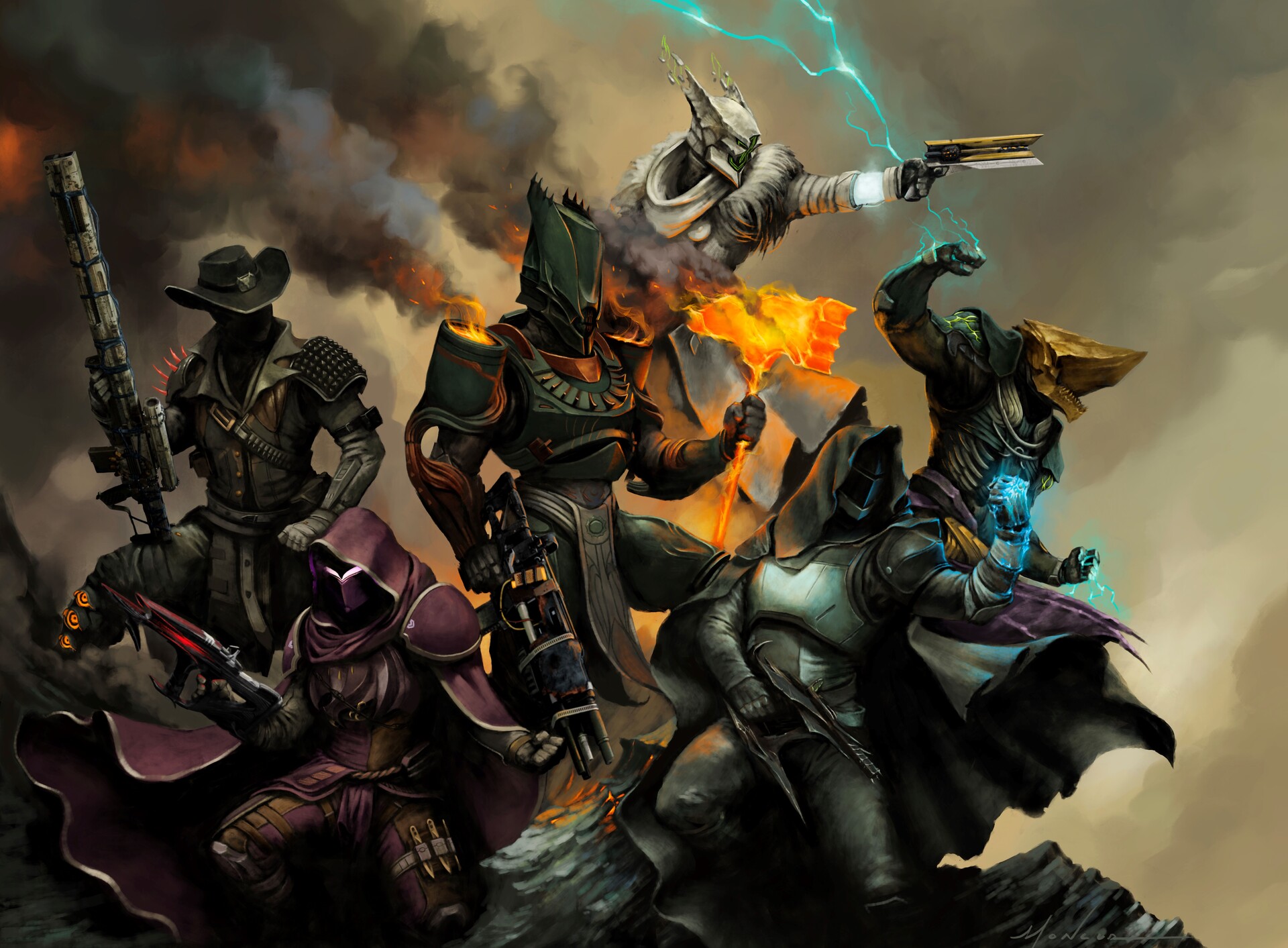 ArtStation - Destiny Fireteam