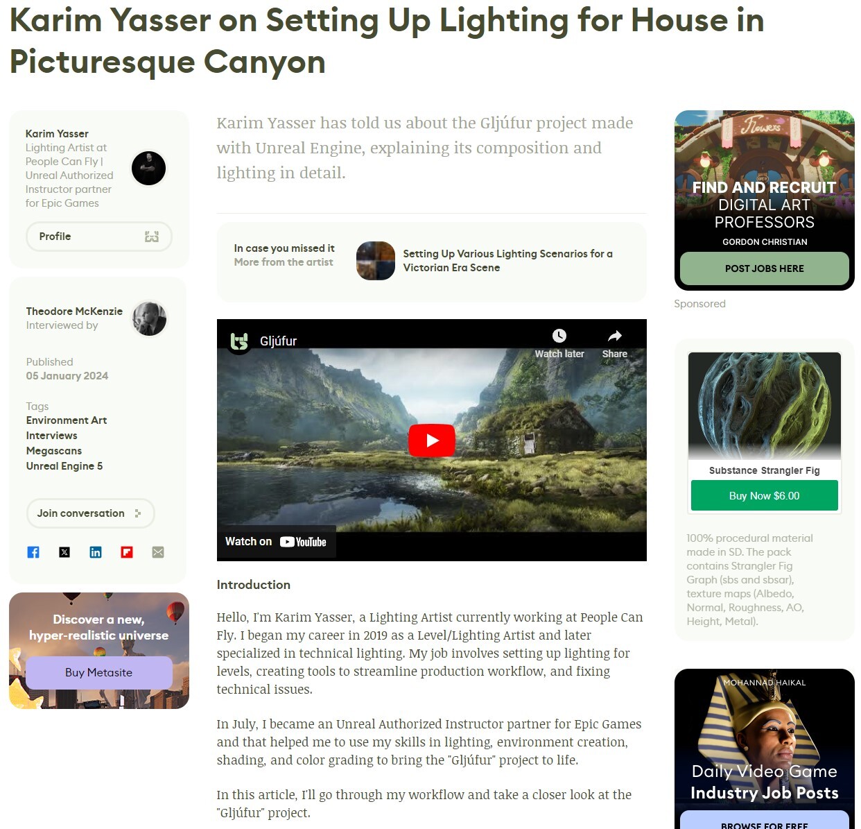 Karim Yasser - Gljúfur Breakdown - 80 Level Interview