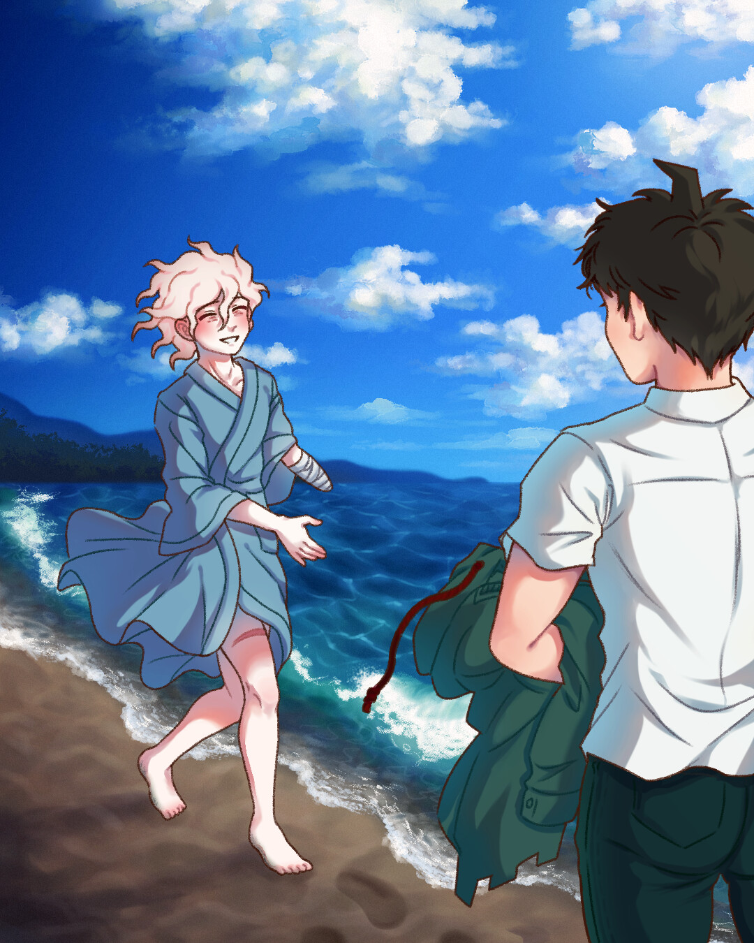 ArtStation - SDR2 Komaeda and Hajime