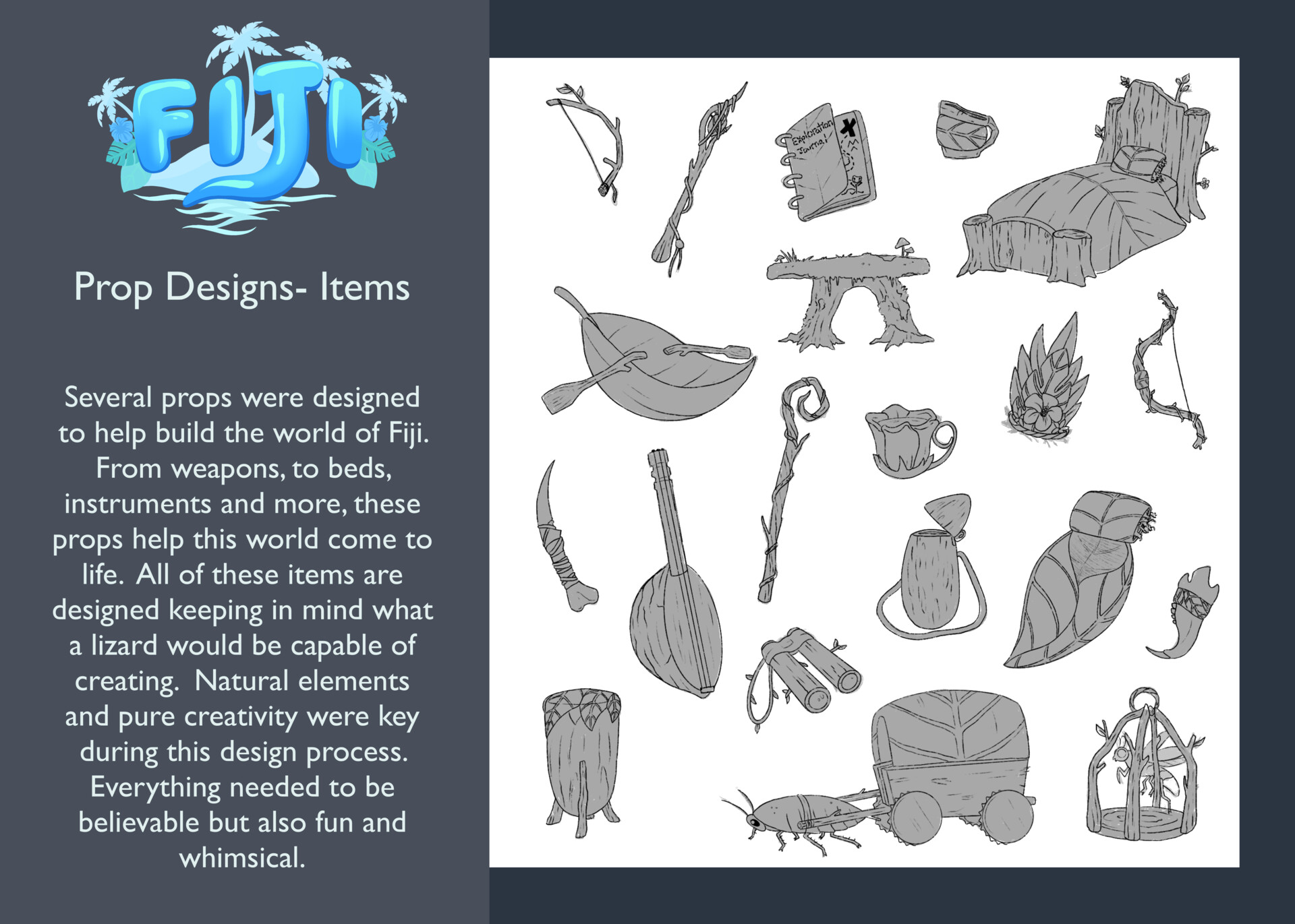ArtStation - Prop Designs Sheet