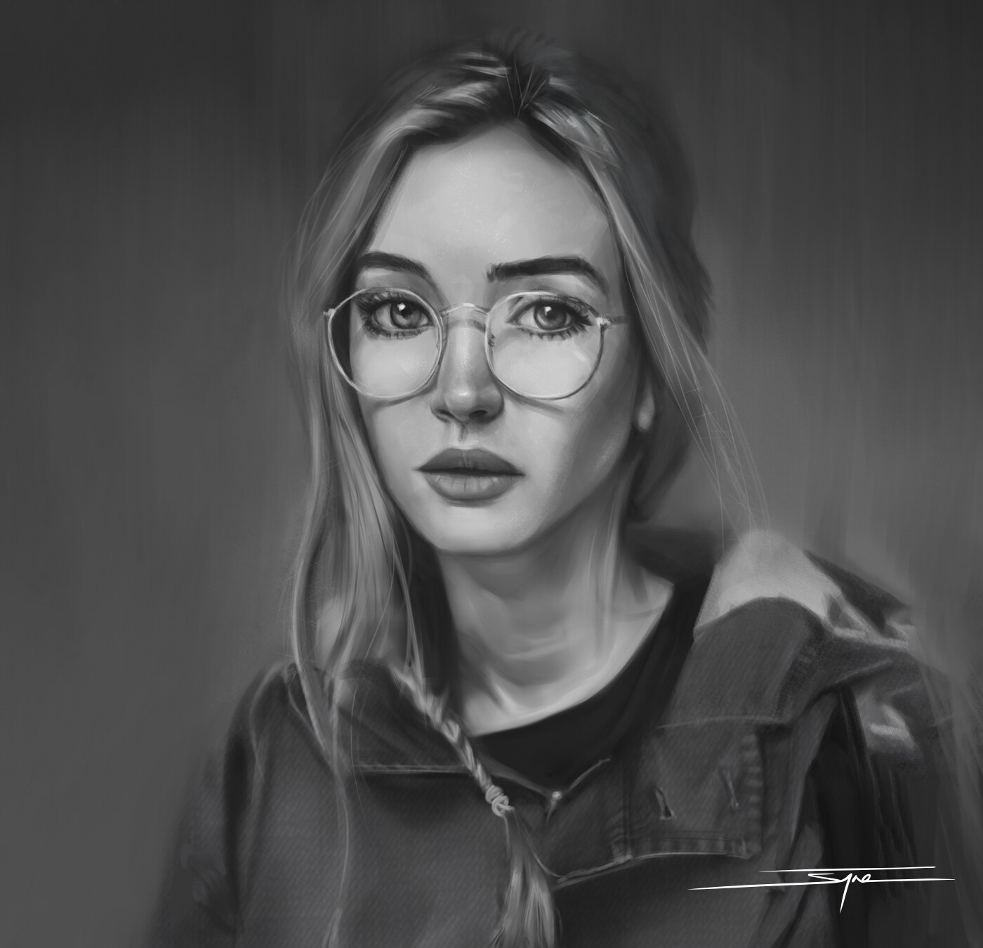 ArtStation - Portrait Study 03 - BW to Color