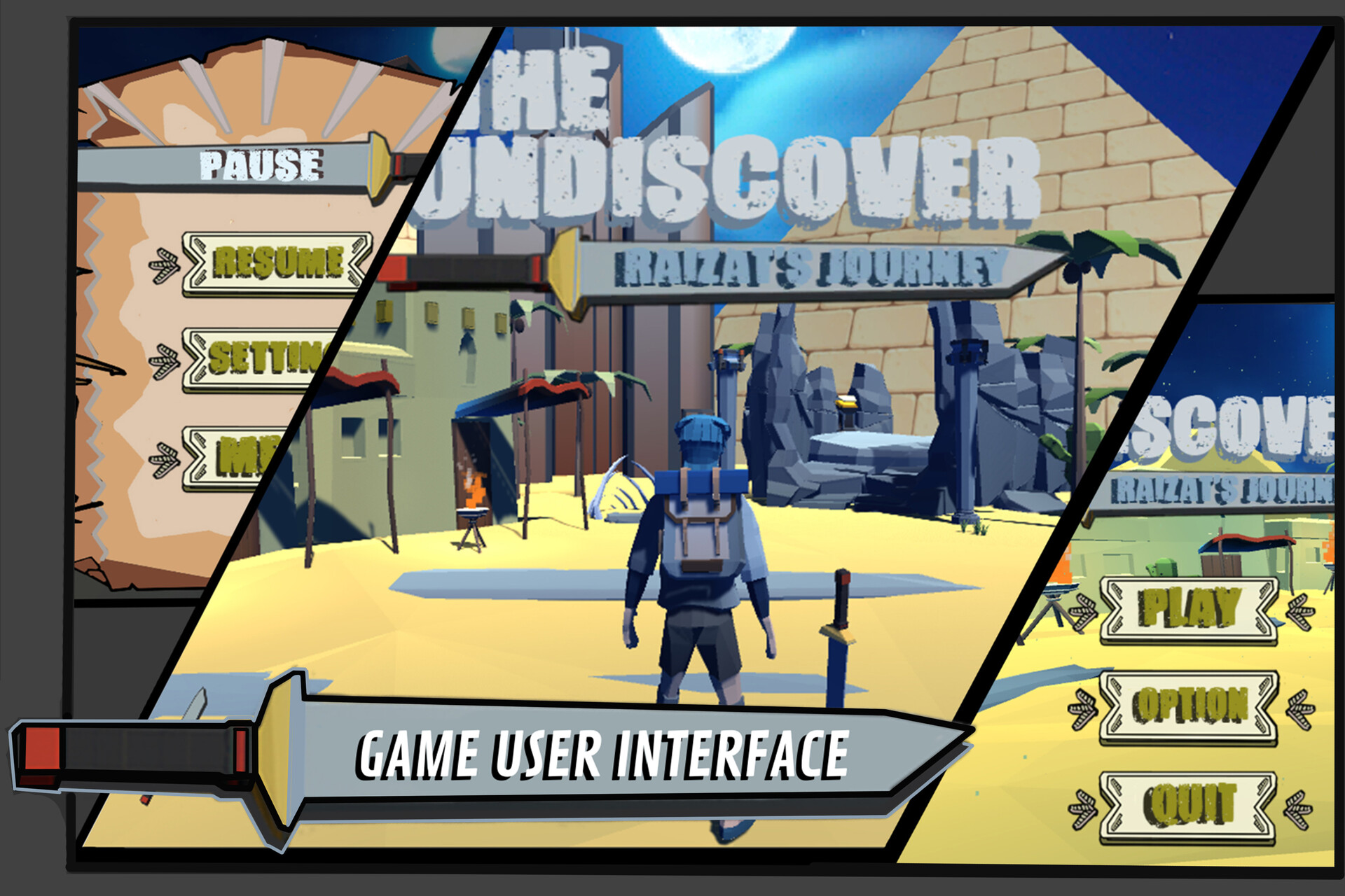 ArtStation - Game User Interface (GUI) The Undiscover