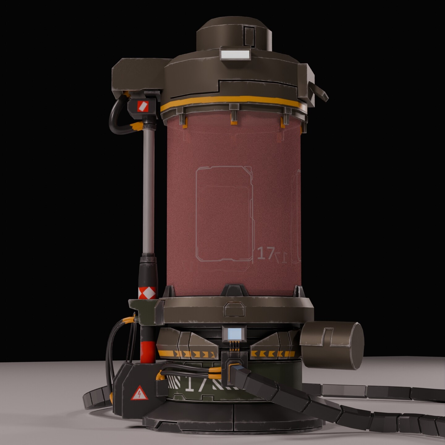 ArtStation - Sci-fi Water Tank Model