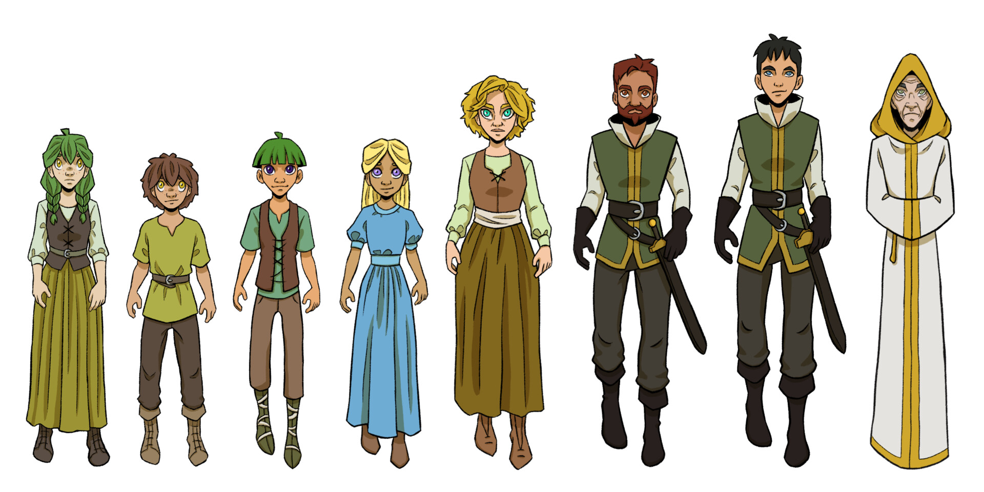 ArtStation - Character Rotations for Hell's Abyss