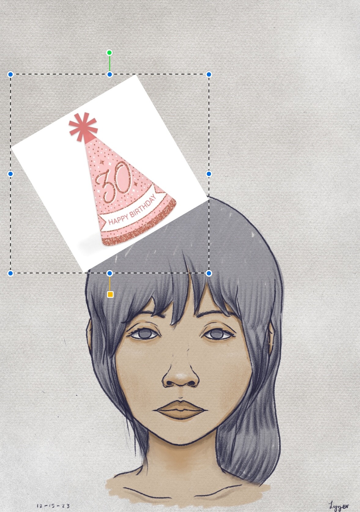 ArtStation - Character head front facing sketch