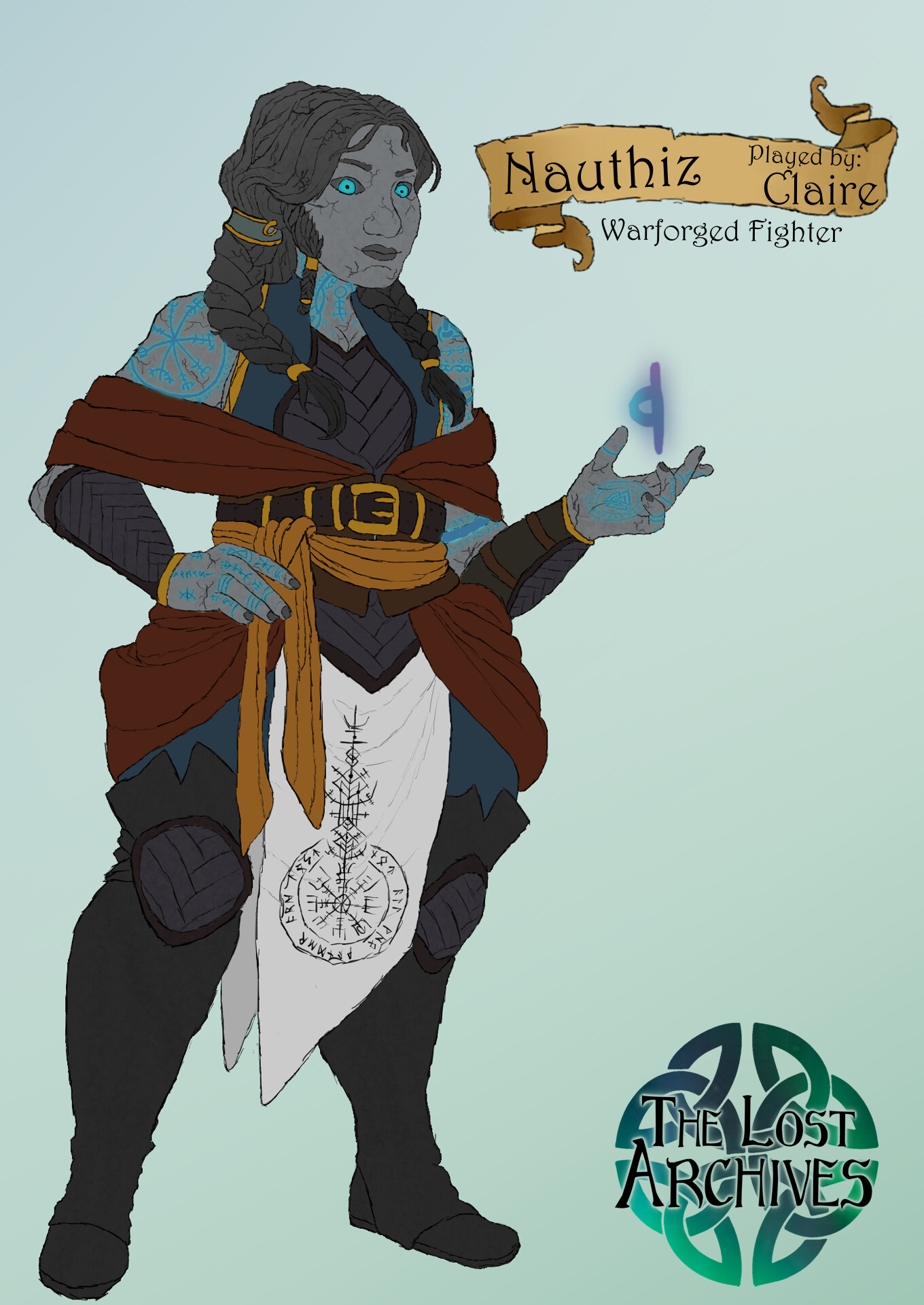 ArtStation - Nauthiz - Warforged Fighter (Return of the Giants ...