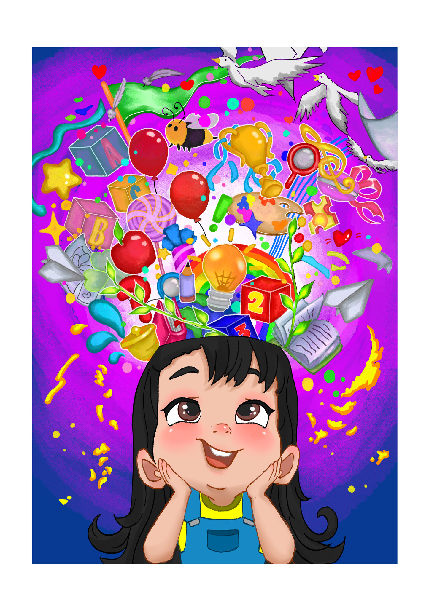 ArtStation - Kids Book cover art commission!