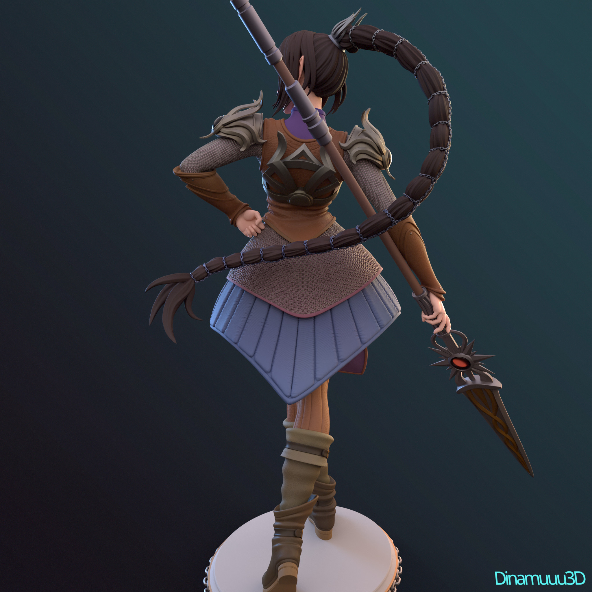 Dinamuuu 3D - Shadowheart 3D Print Model
