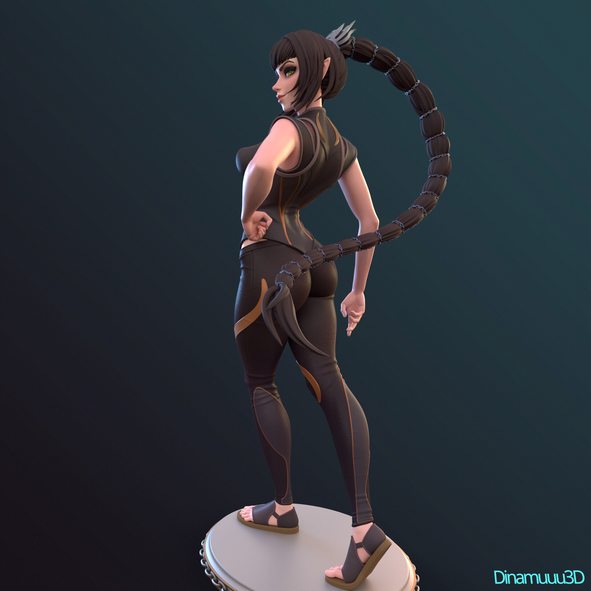 Dinamuuu 3D - Shadowheart 3D Print Model