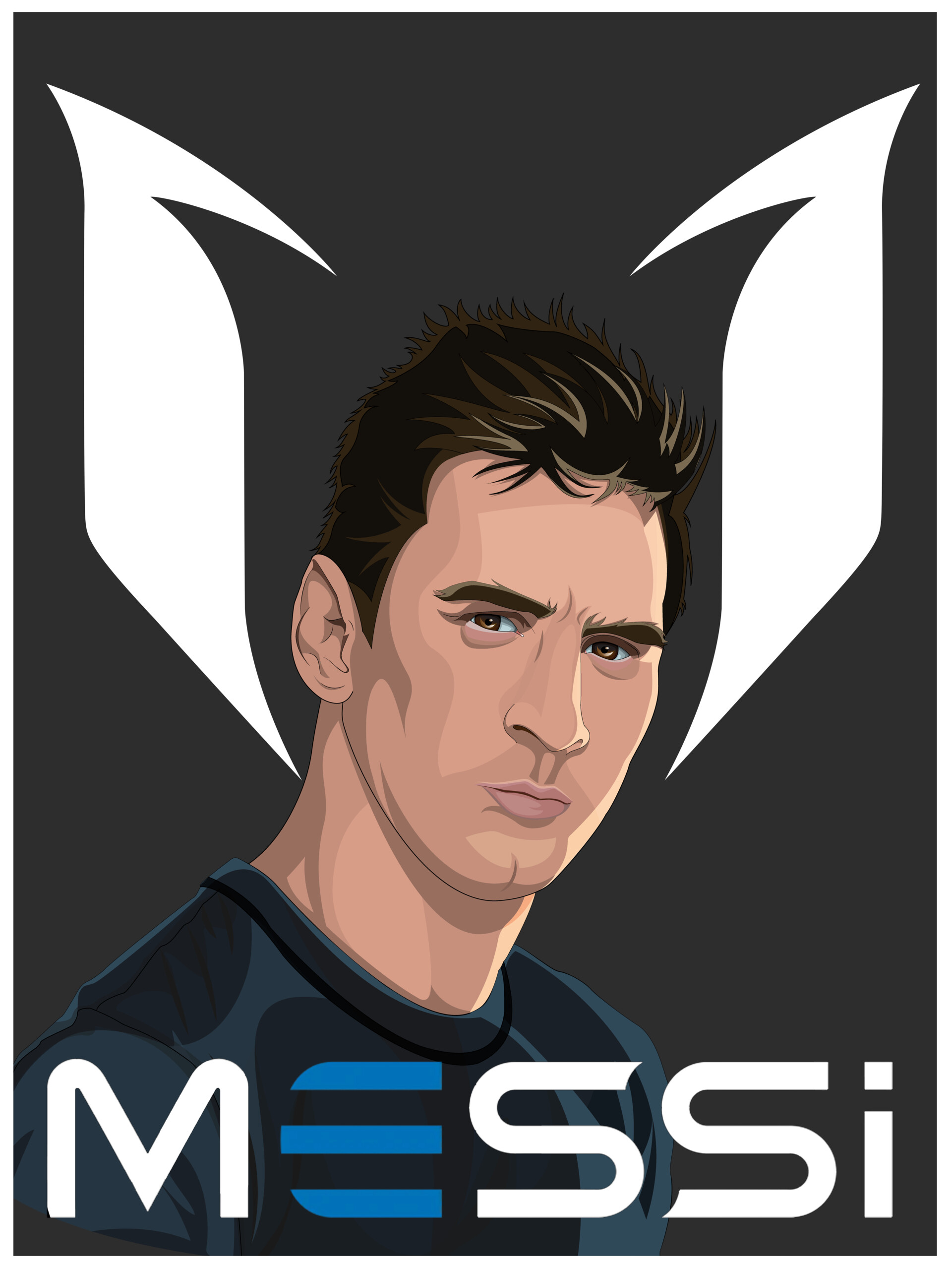 ArtStation - Lionel Messi Vector Art