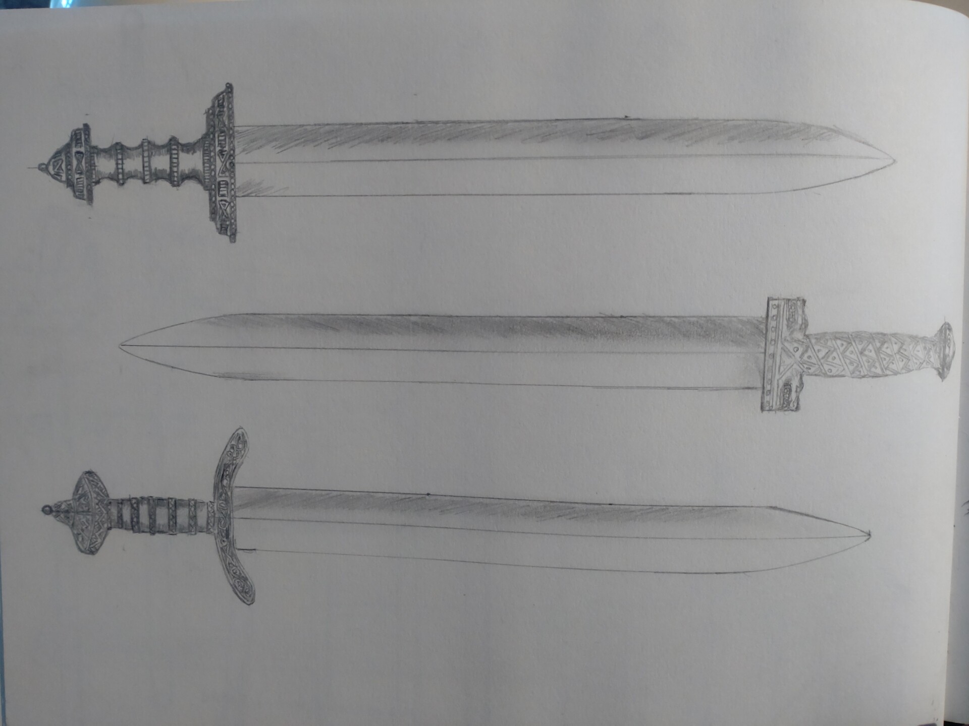 gladiator sword drawing