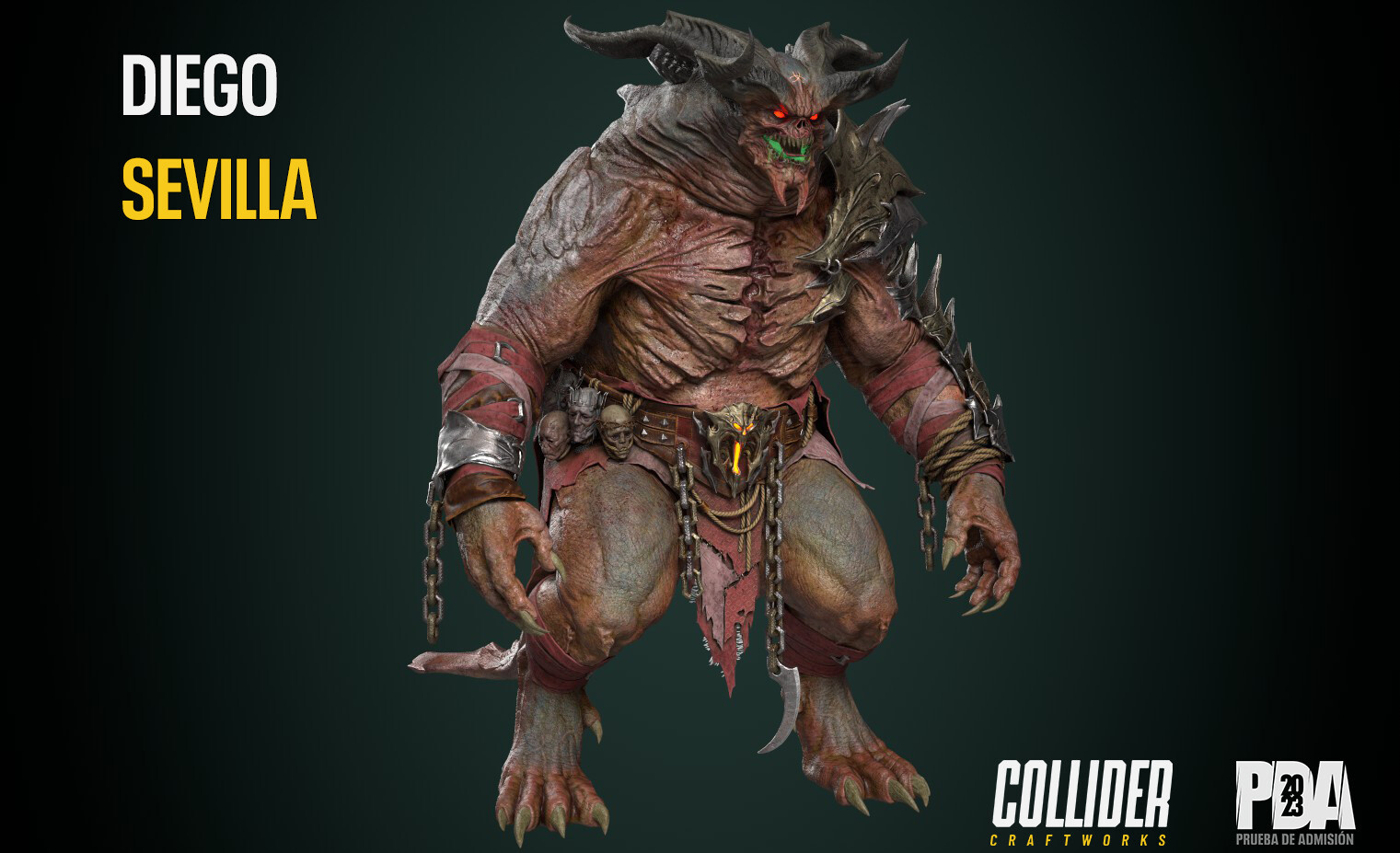 ArtStation - Demon Texture - Challenge23