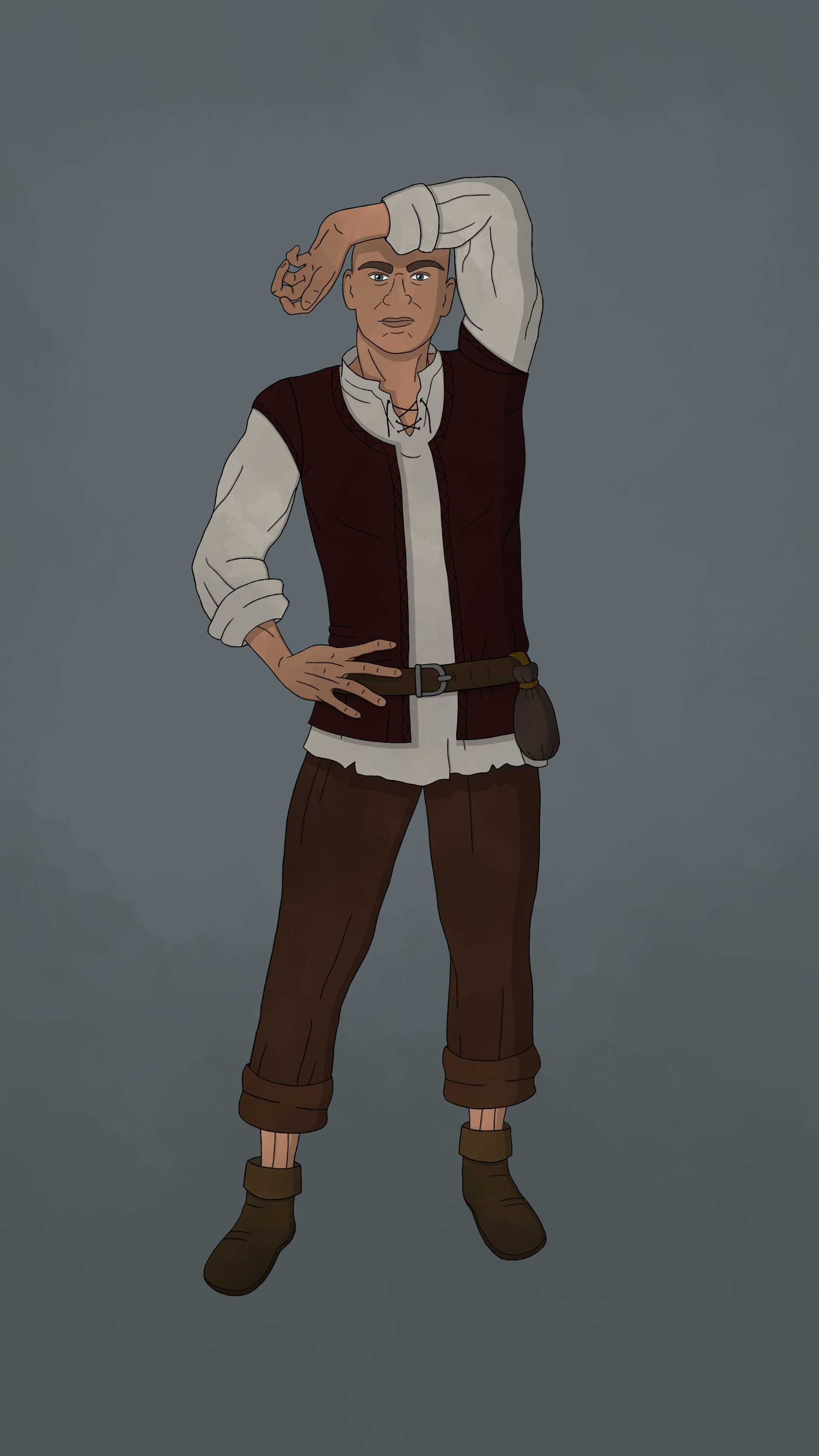 ArtStation - Village man