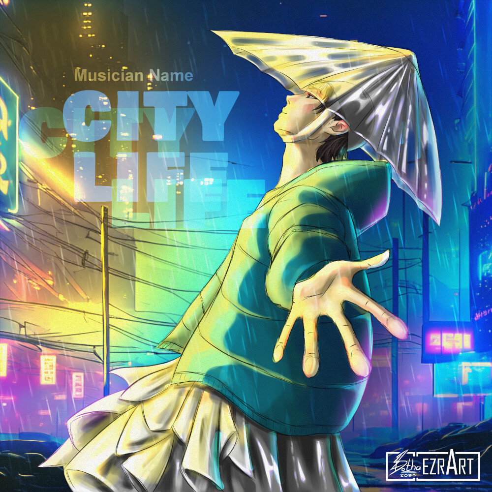 ArtStation - Single/Album Cover Art - City Life