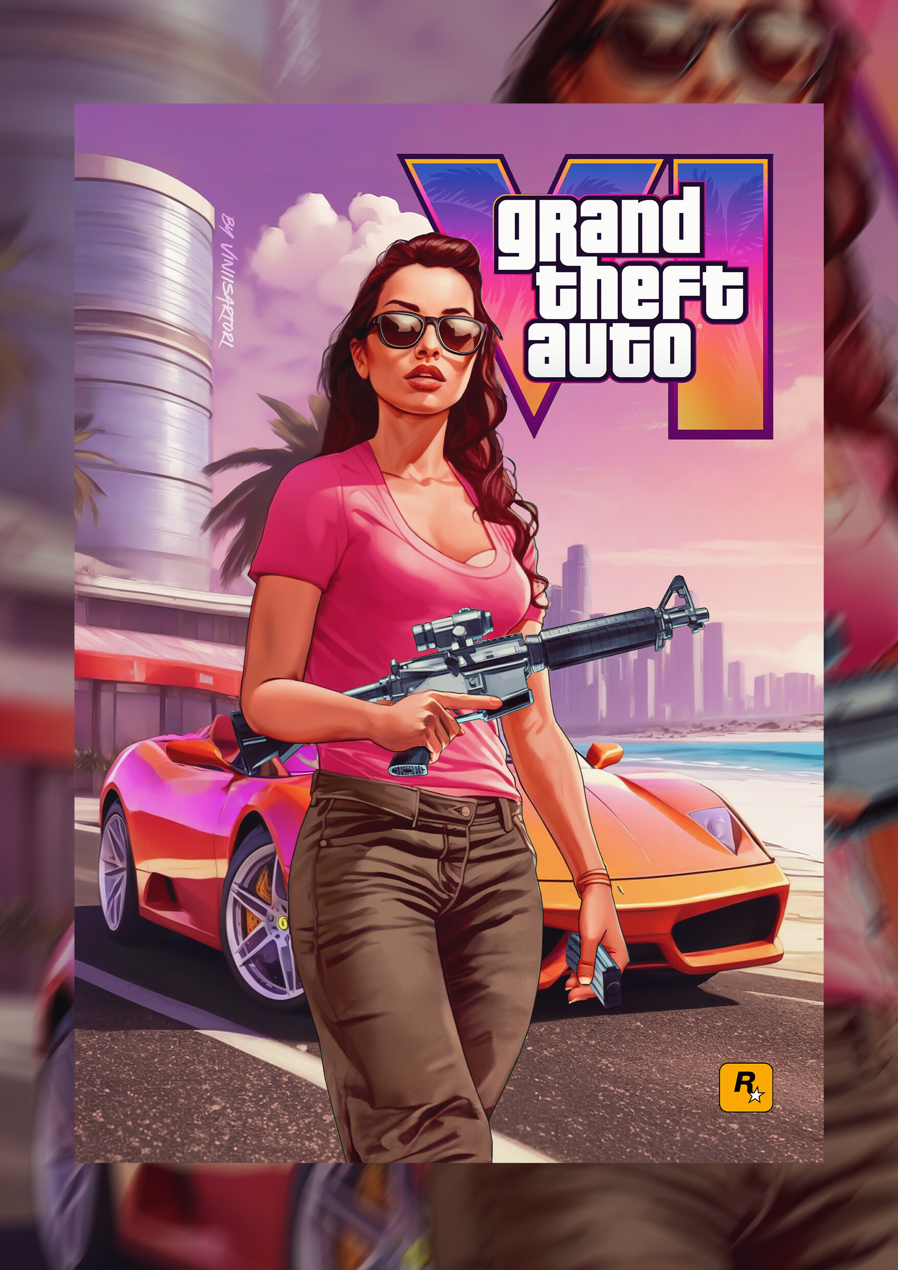 ArtStation - Grand Theft Auto VI - Poster Art