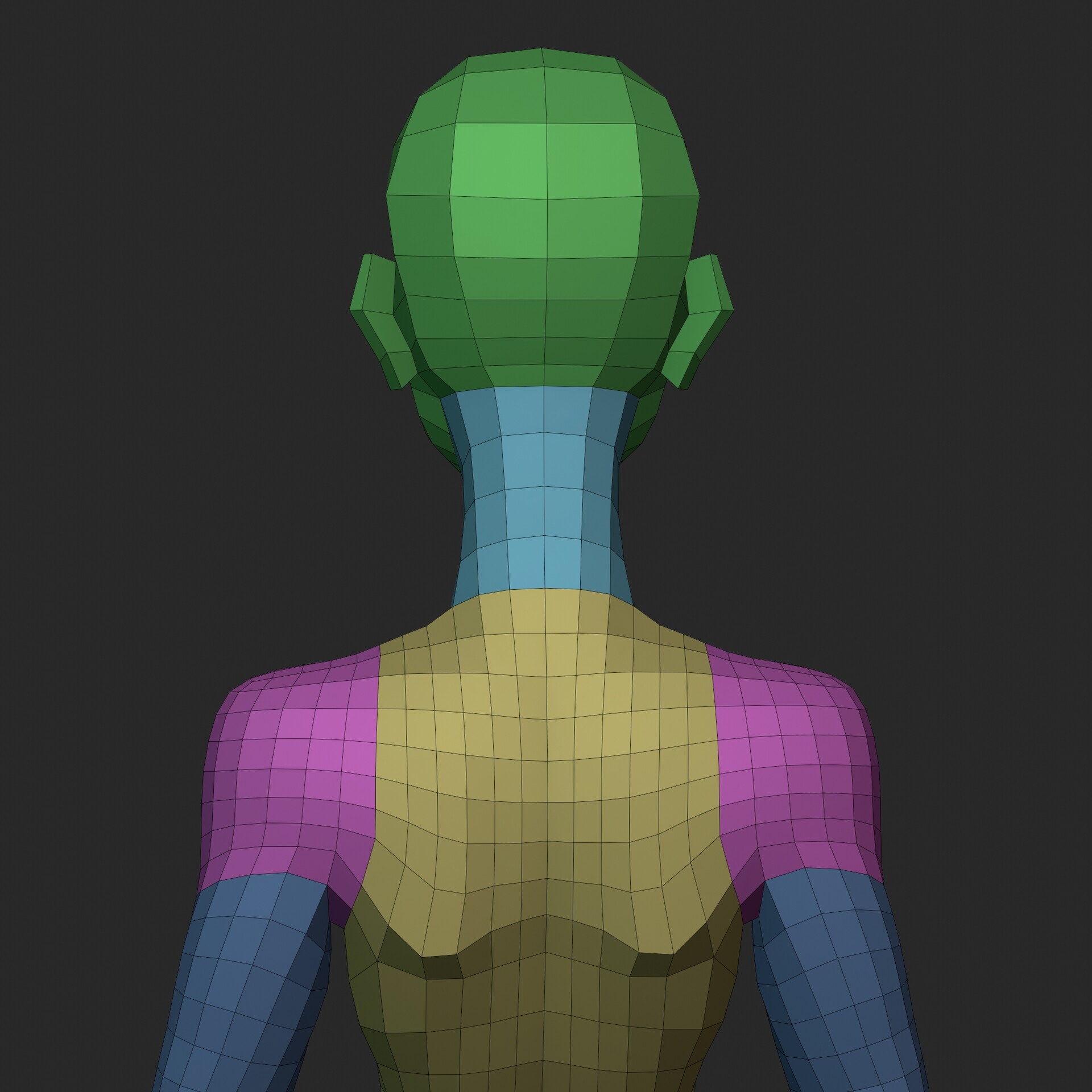 George Zaky - Arcane Female Lowpoly Basemesh