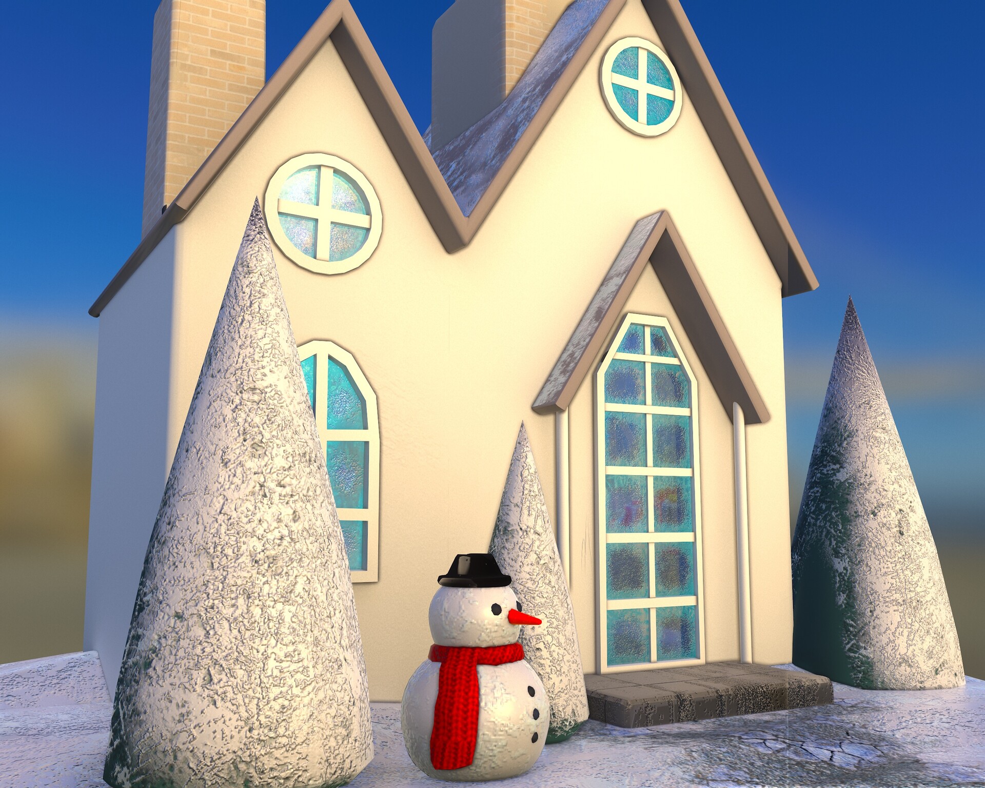 ArtStation - Winter home