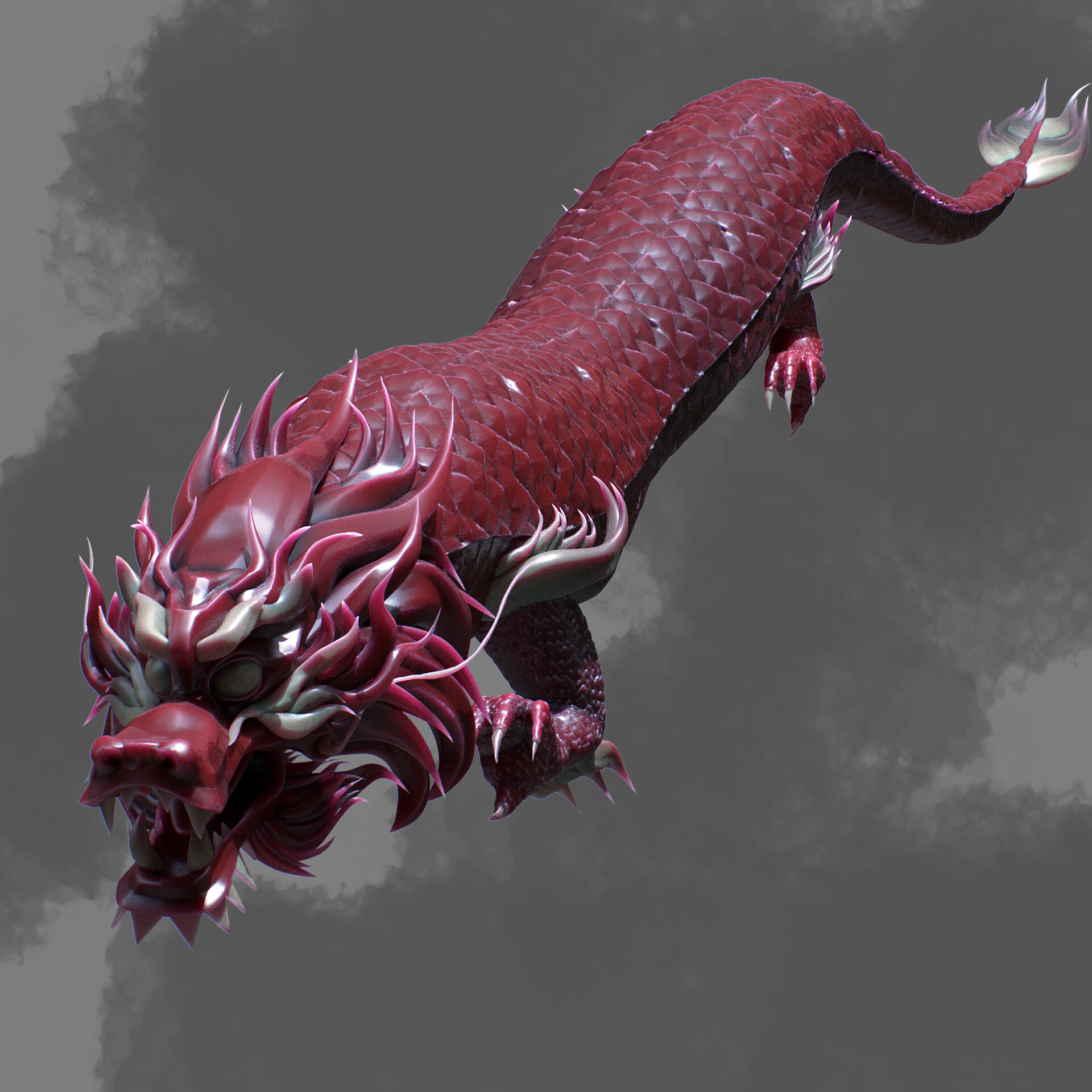 ArtStation - Chinese Dragon Sketch