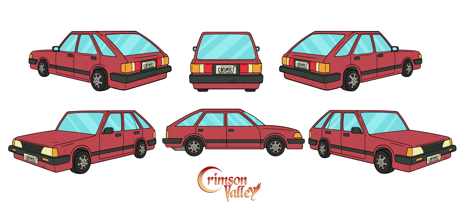 ArtStation - Christina's Car Prop Design
