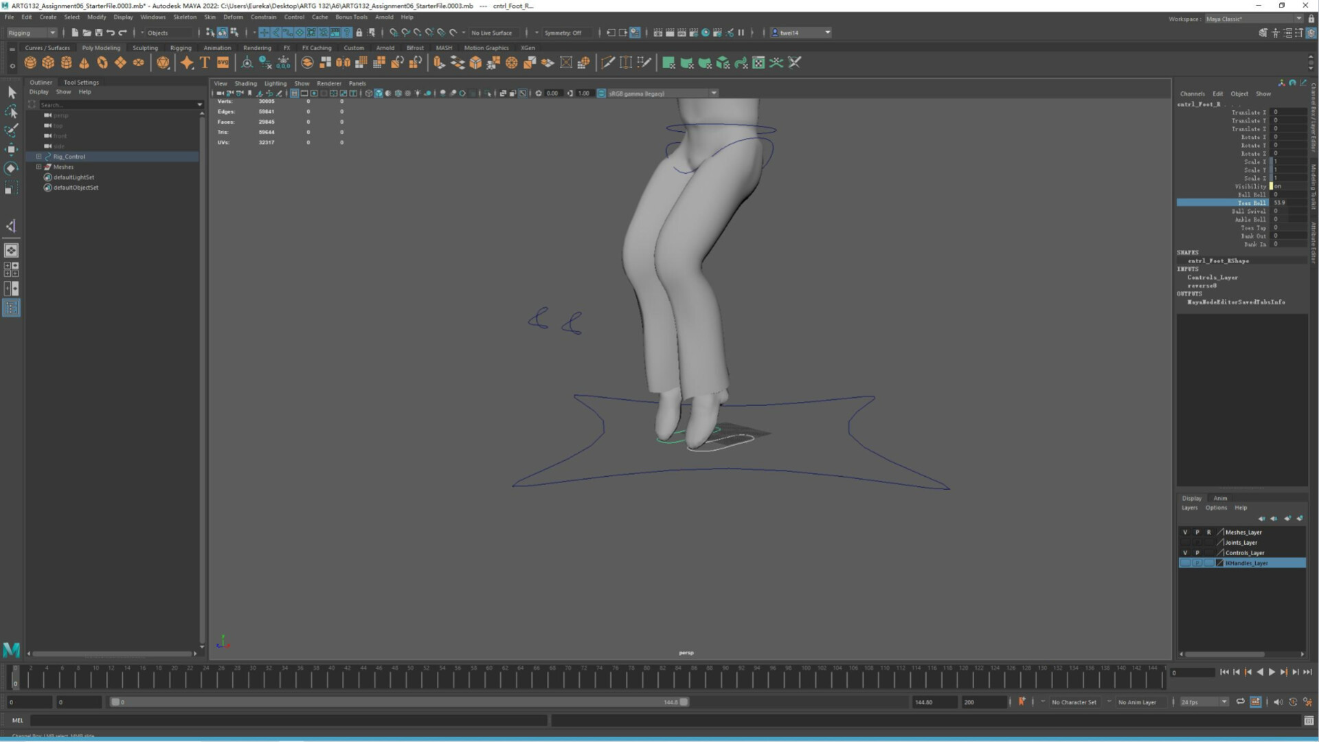 Eureka Thurston - Maya Character Rigging & Animation