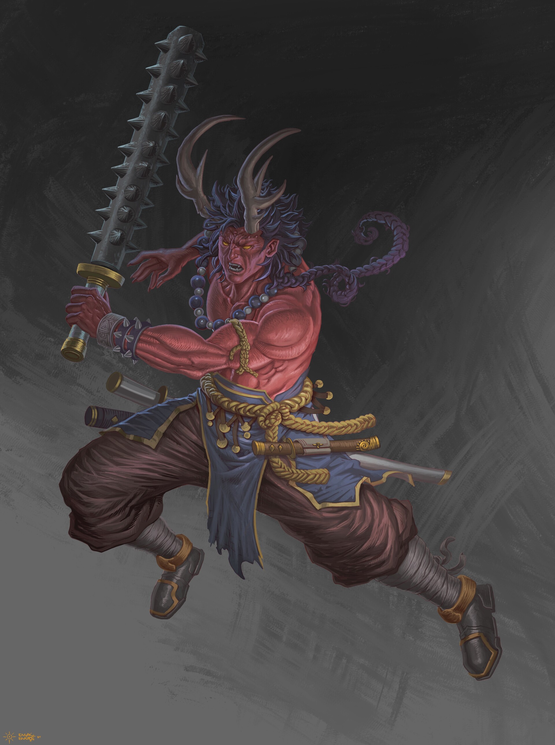 ArtStation - Oni Warrior
