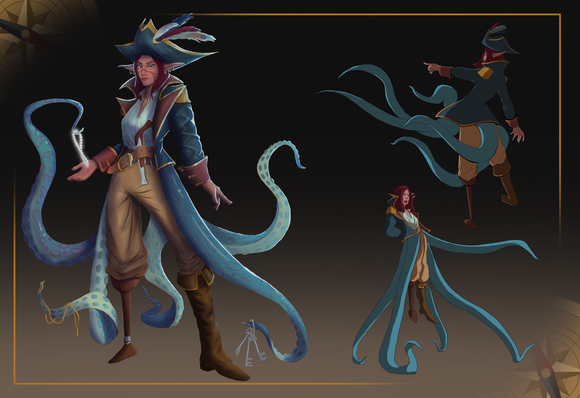 ArtStation - Davy Jones’s…. daughter?!?!