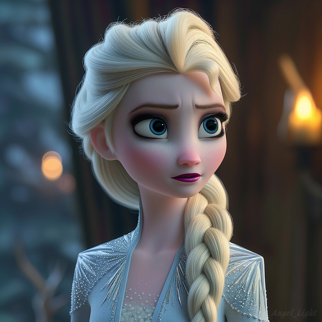 ArtStation - Elsa and Anna