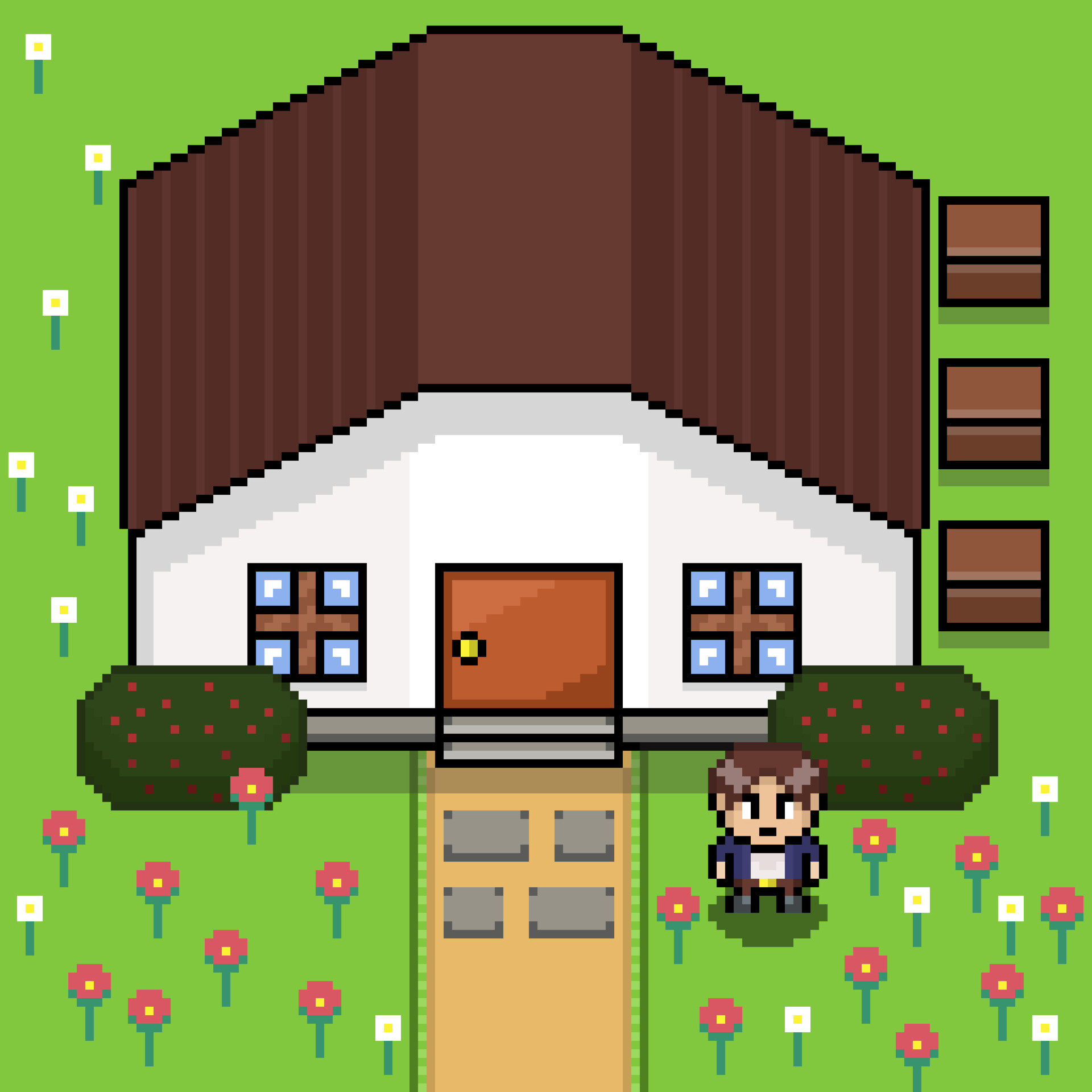 ArtStation - house pixel art