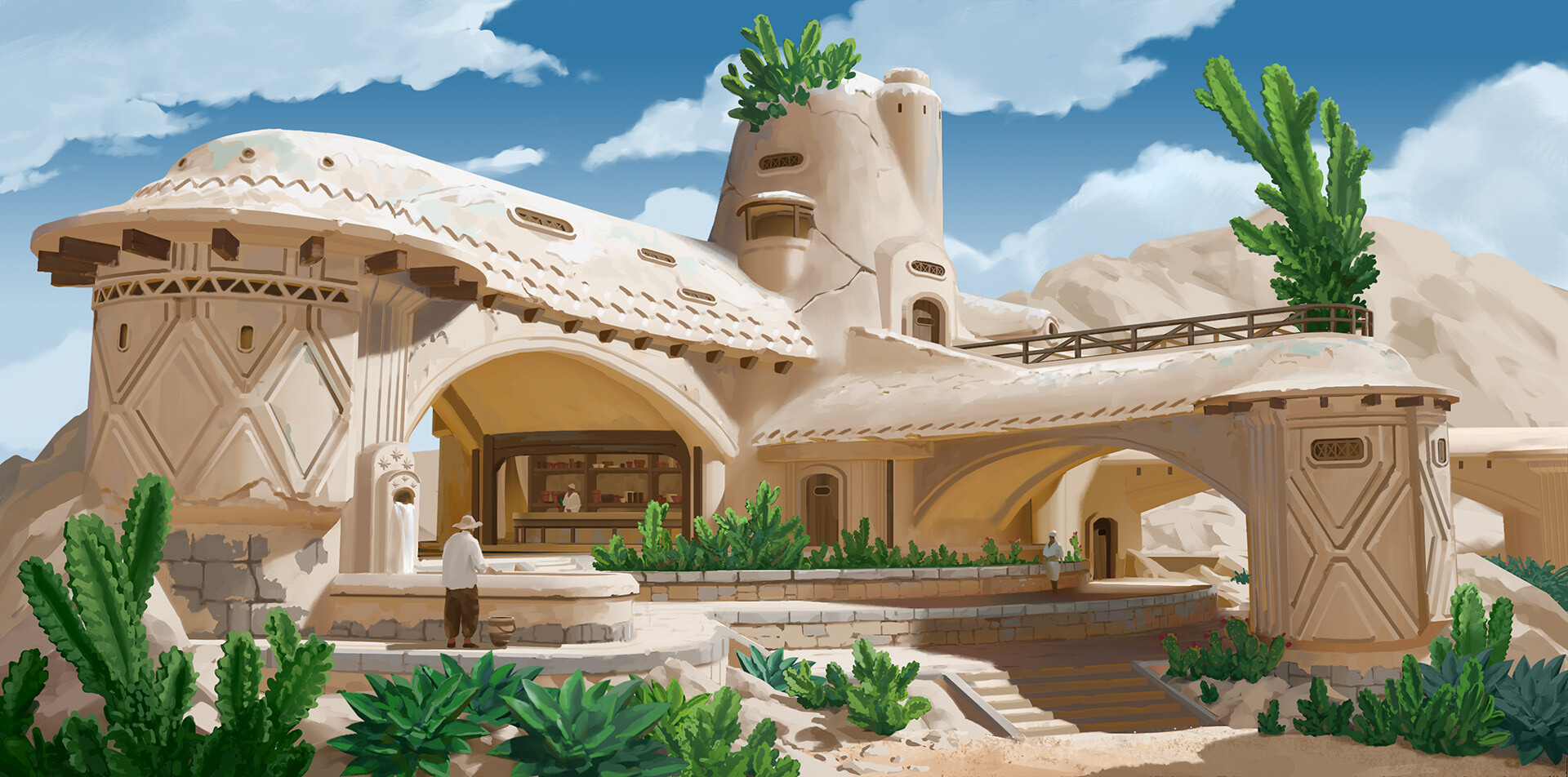 ArtStation - Cactus house