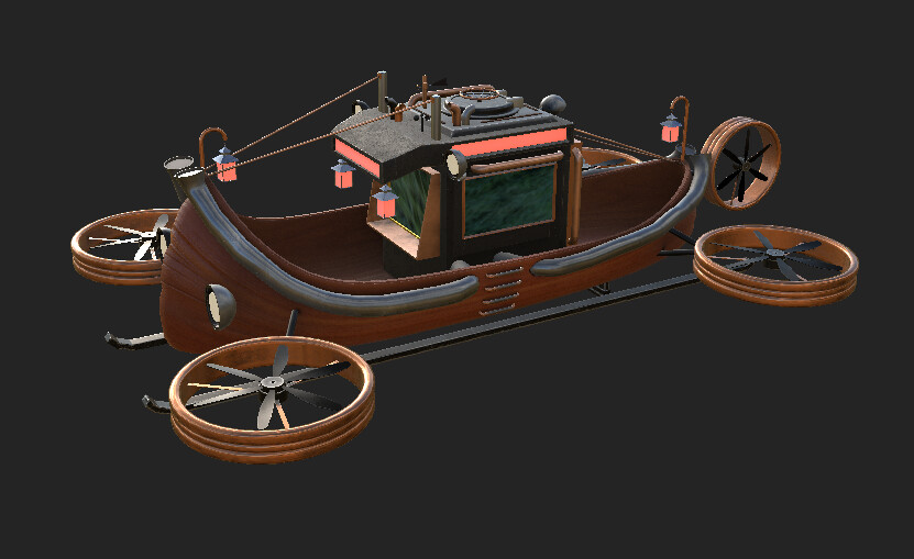 ArtStation - fancy flying machine
