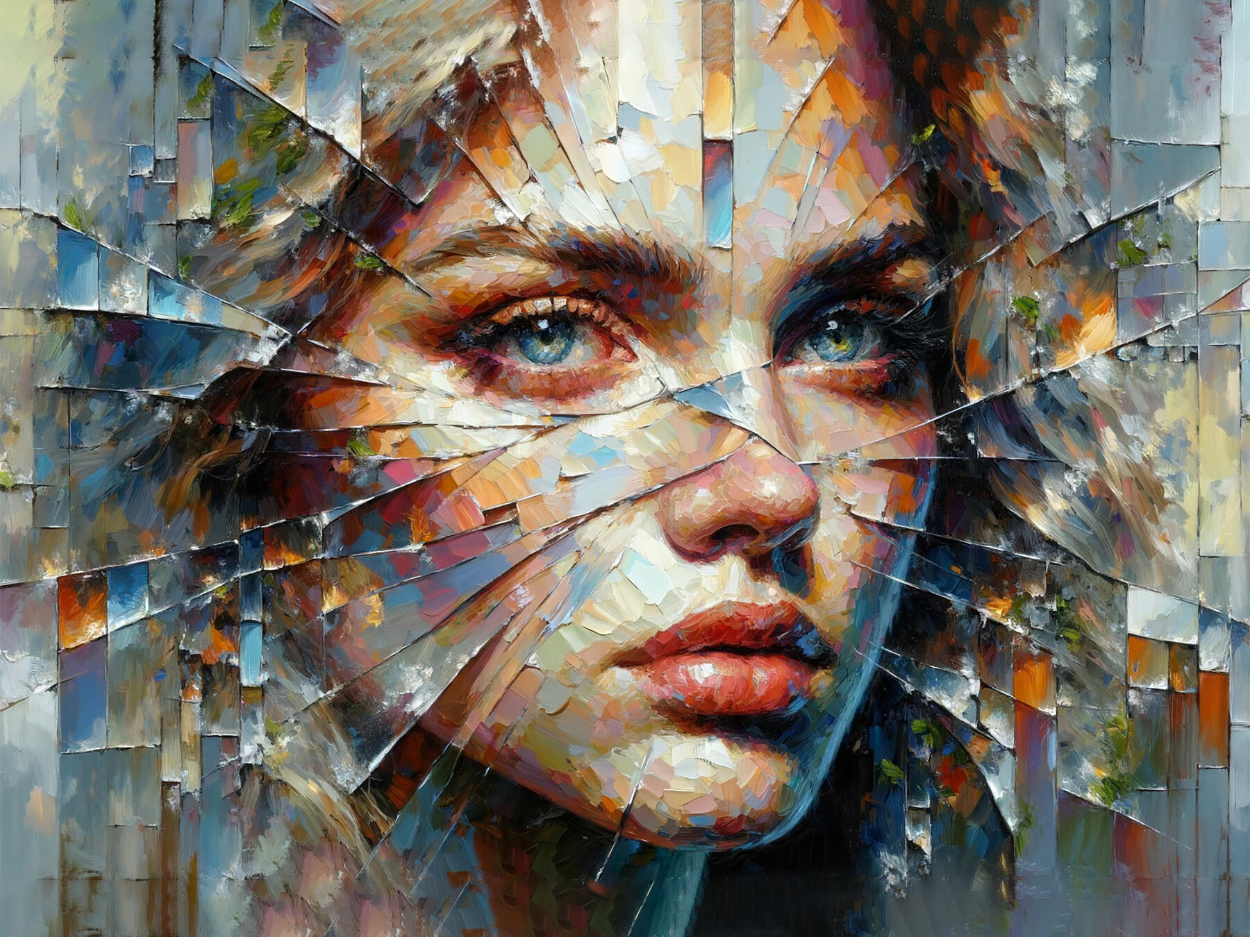 Archana Mishra | Portrait & Fine Art Artist - Shattered Beauty: Mosaic ...