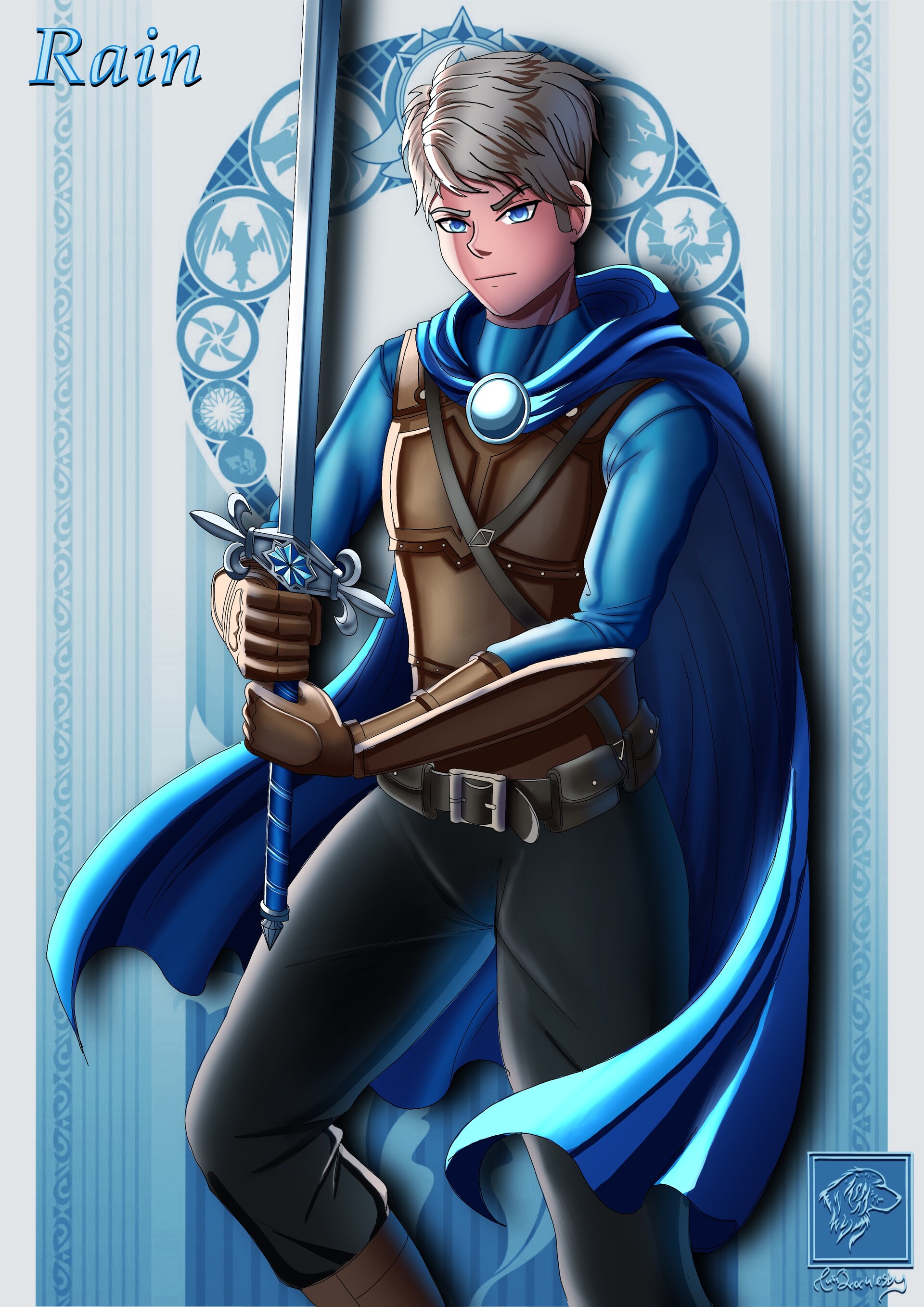 ArtStation - Rain the paladin
