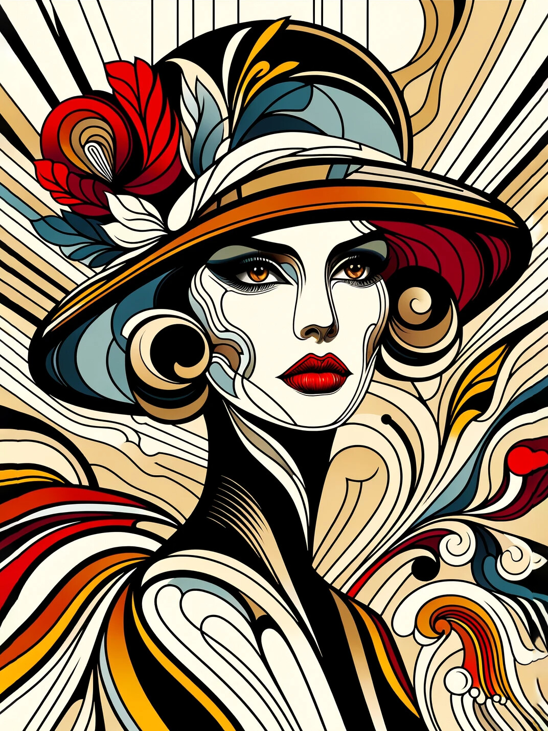 Archana Mishra | Portrait & Fine Art Artist - Vibrant Essence: The Girl ...