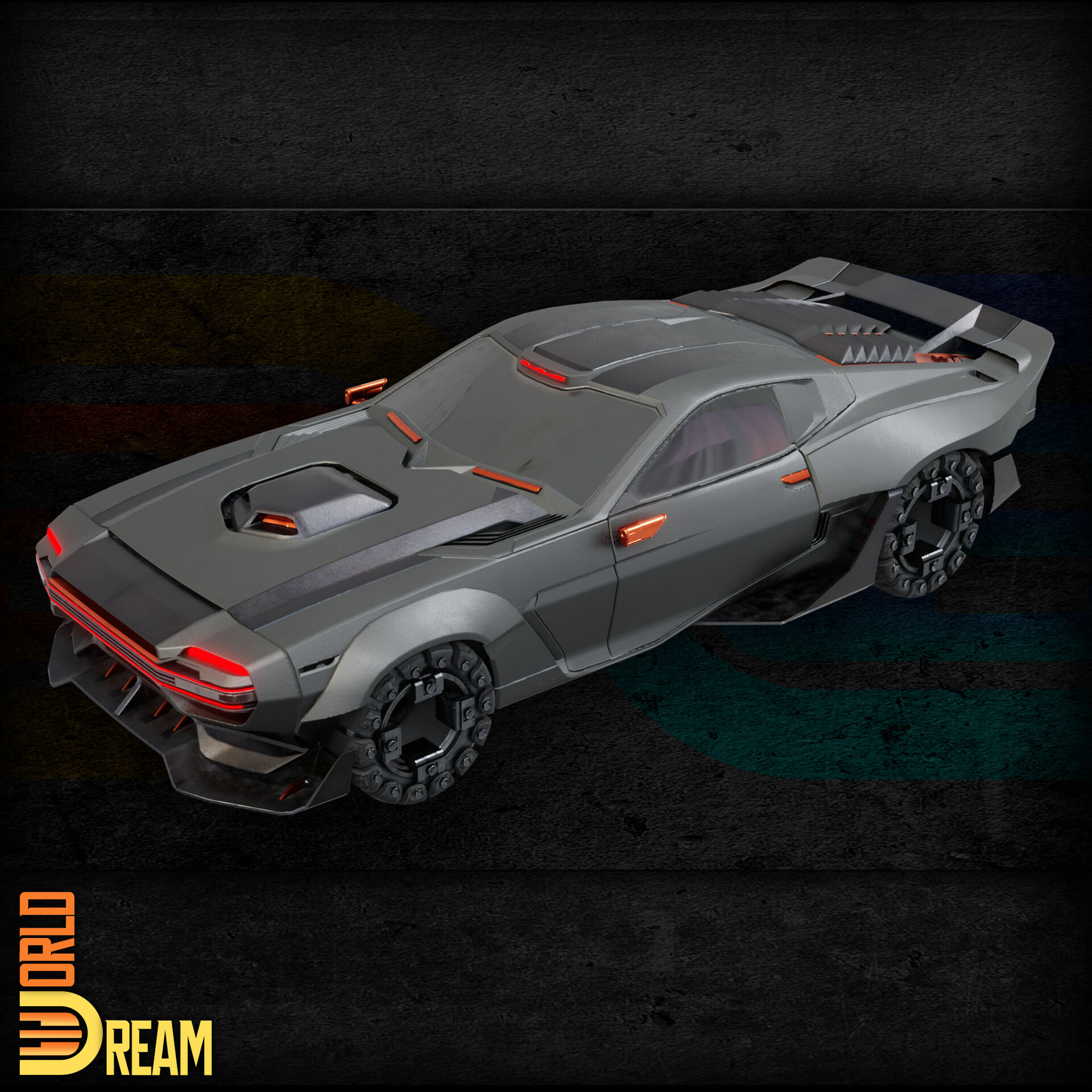 ArtStation - 20 Cyberpunk Car 3D Models with Textures | Game Ready | Vol 2