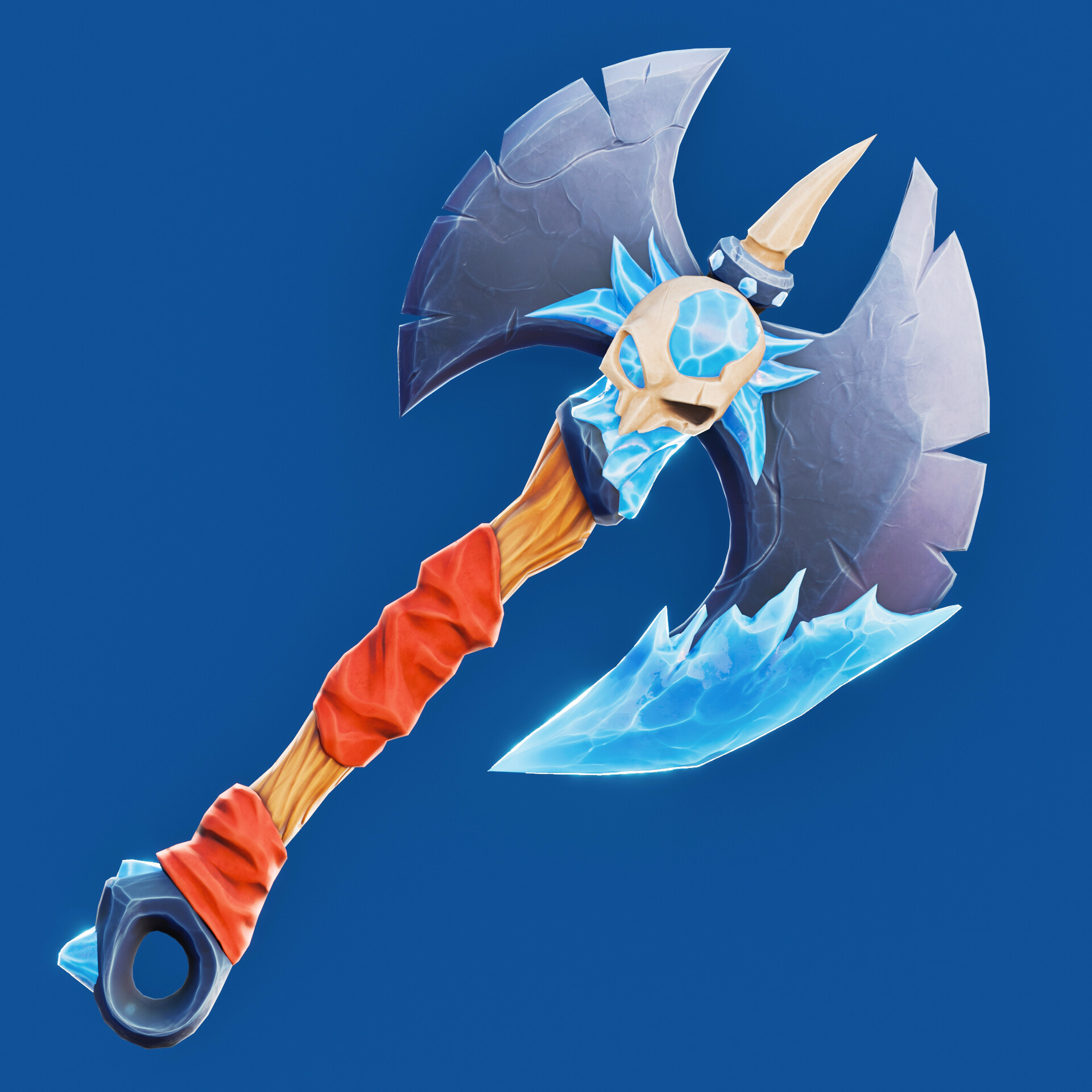 ArtStation - Frozen Battleaxe