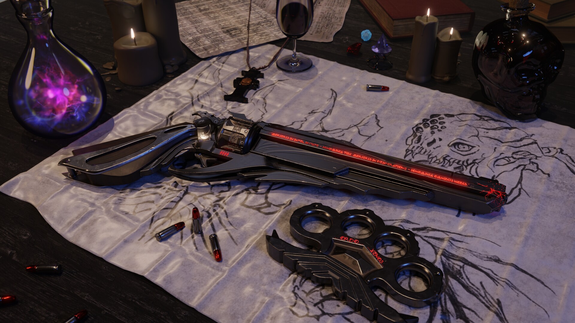 ArtStation - Ordo Xenos Imperial Revolver WH40K