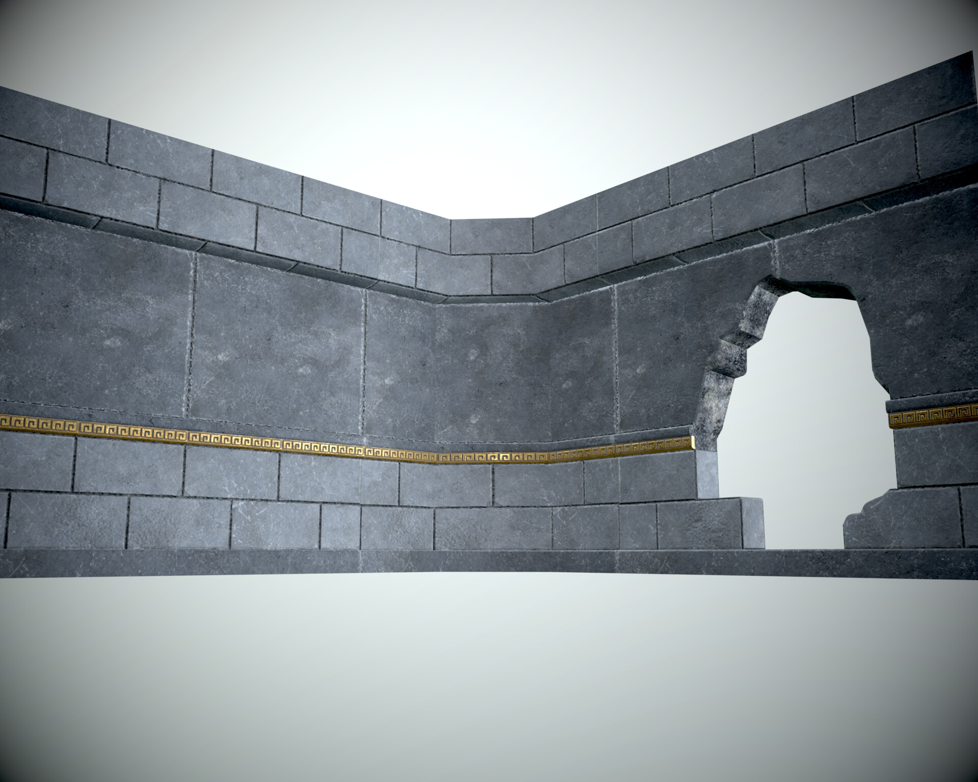 ArtStation - Dwemer Armoury Ruins - Technical Breakdown - Trimsheet