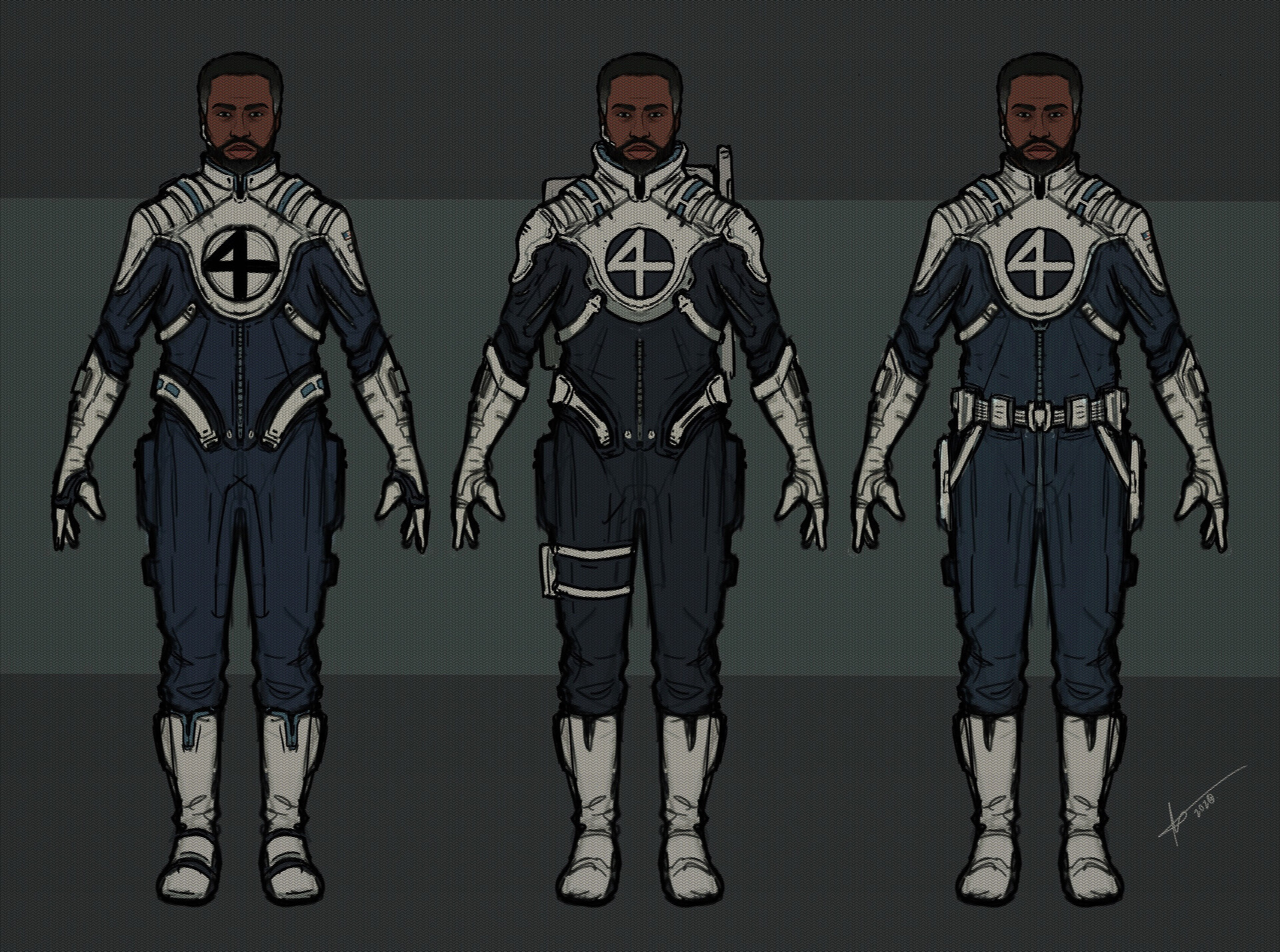 ArtStation - MR FANTASTIC design sheet