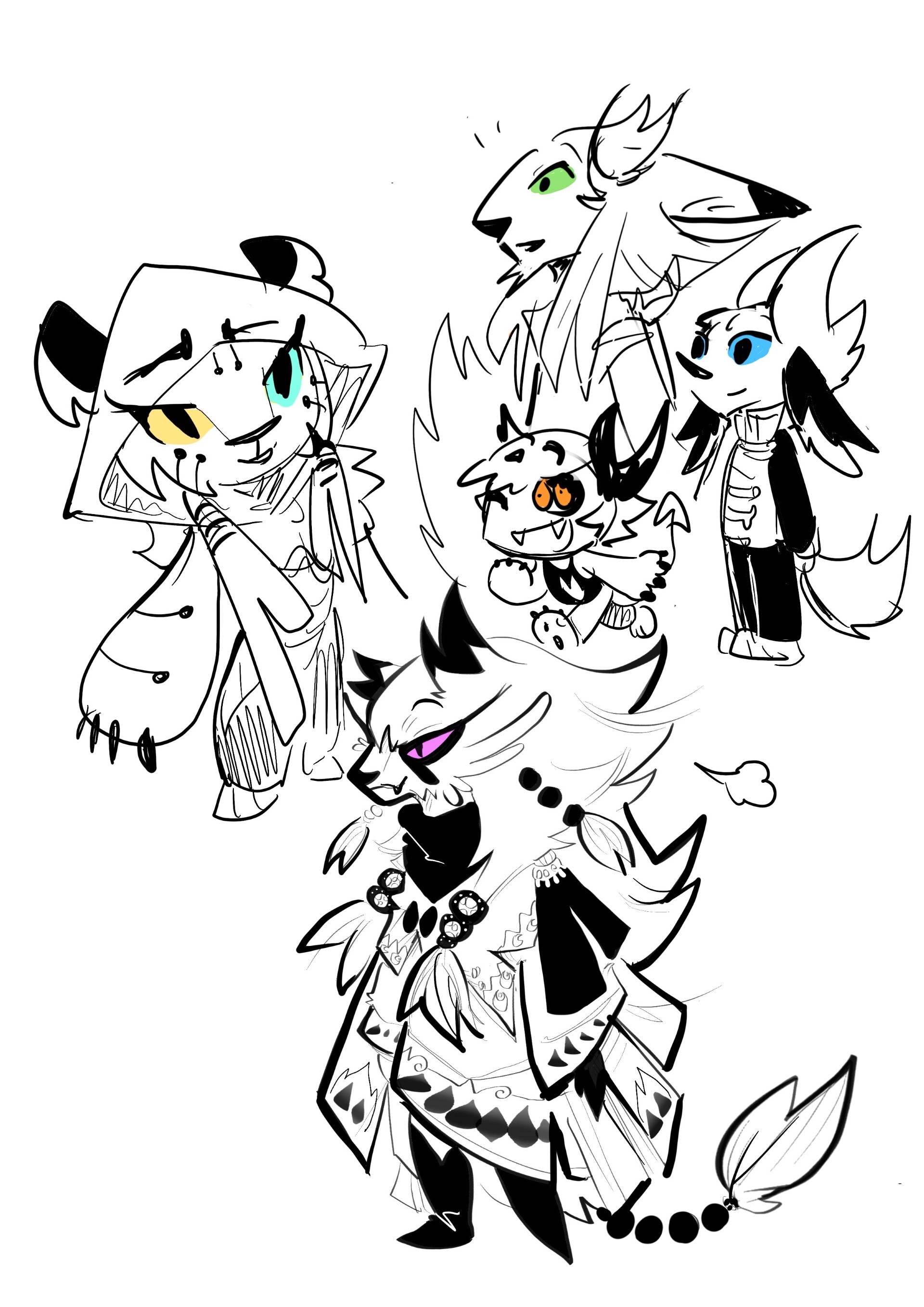 ArtStation - Jikki characters (Jikki Projet)