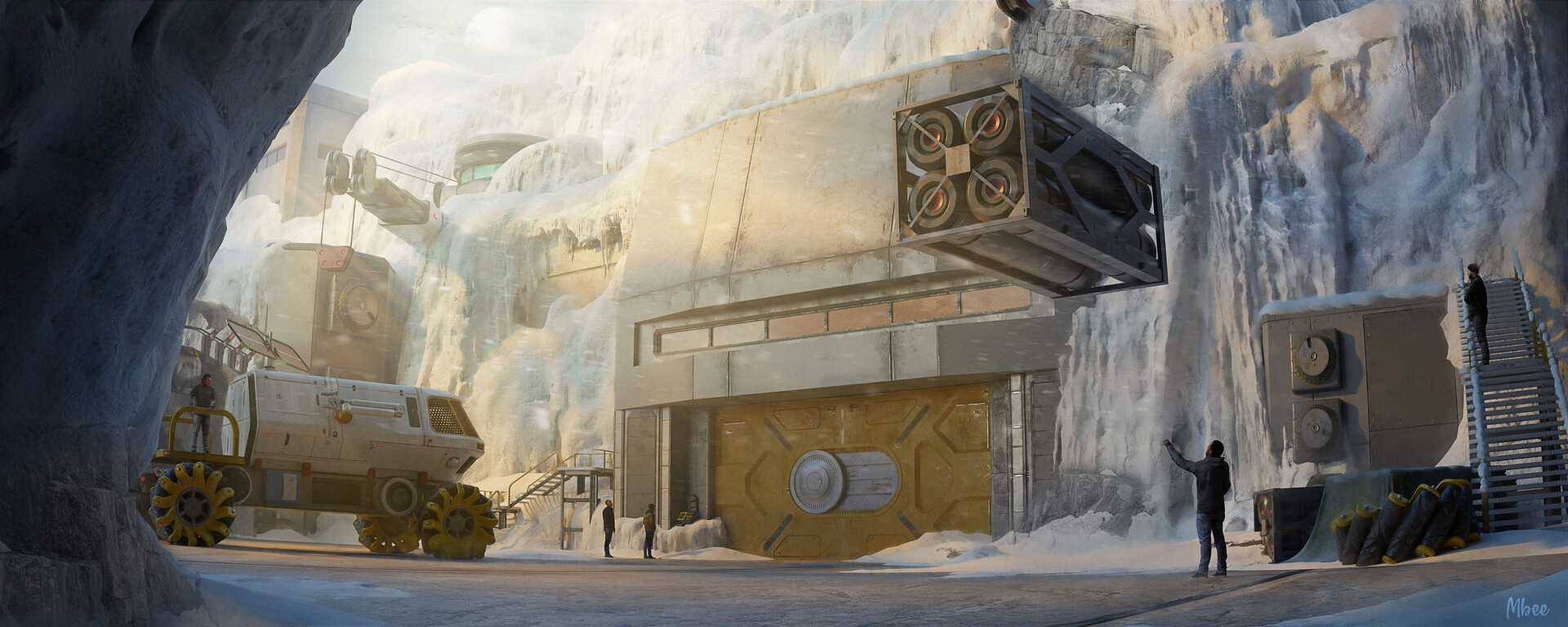 ArtStation - Snow ops base