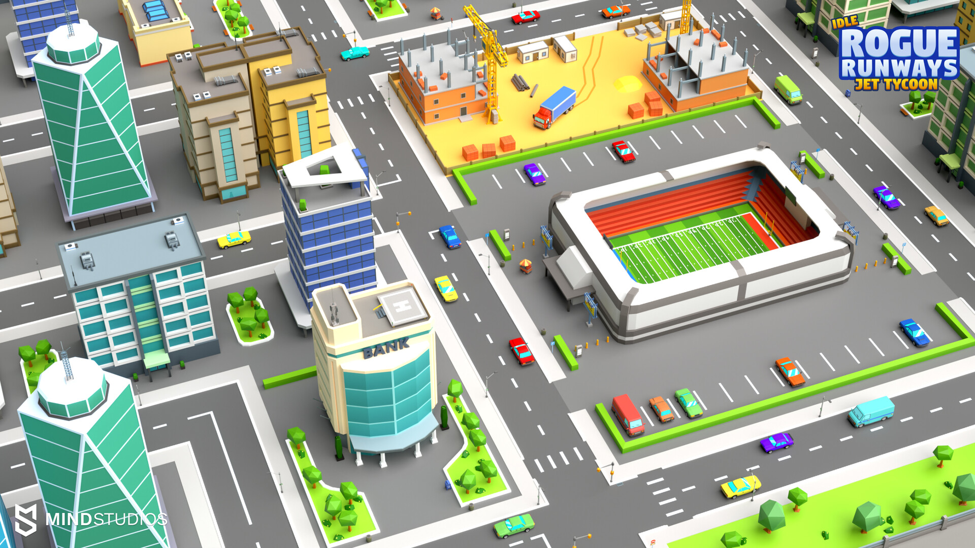 ArtStation - Level design @ Rogue Runways: Idle Jet Tycoon