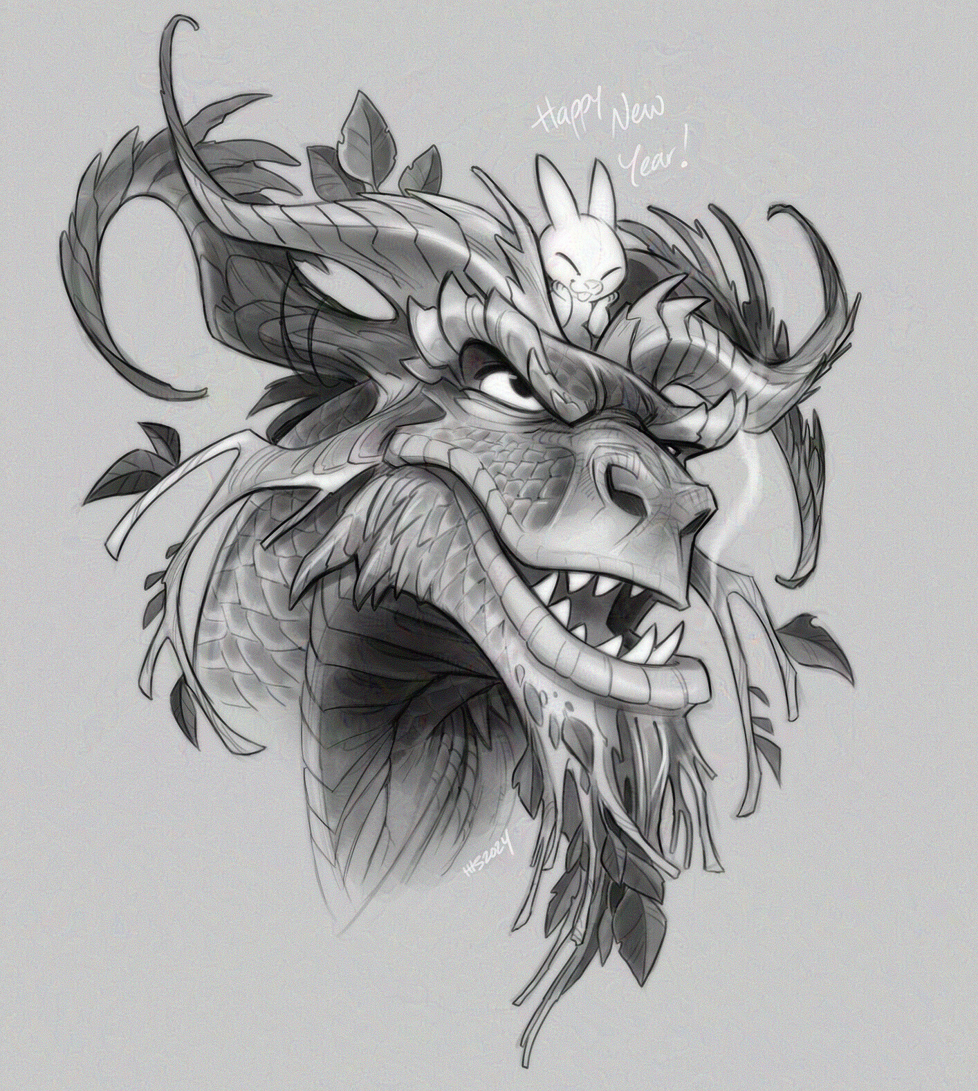 ArtStation - Year of the wood dragon