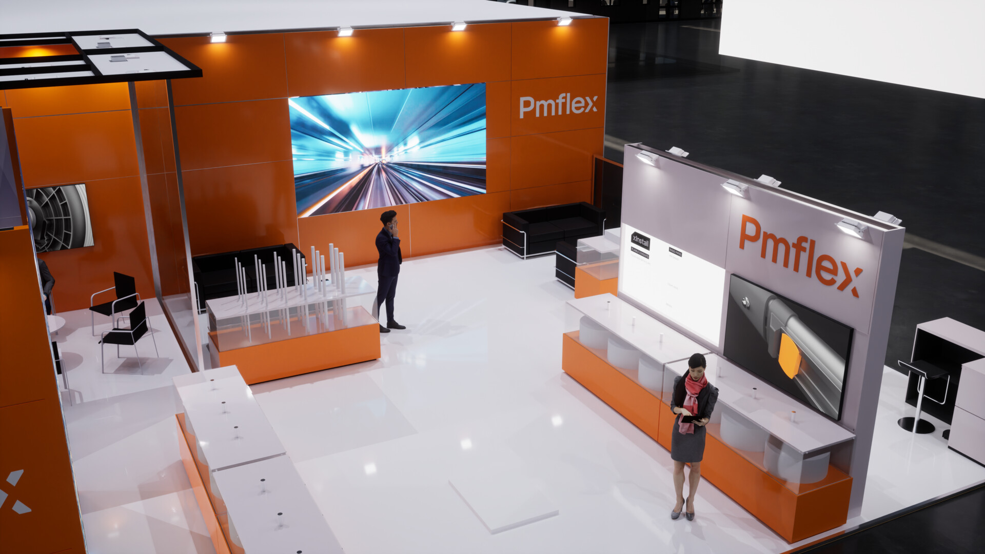 ArtStation - Render Stand PM Flex per Adorno Spa.