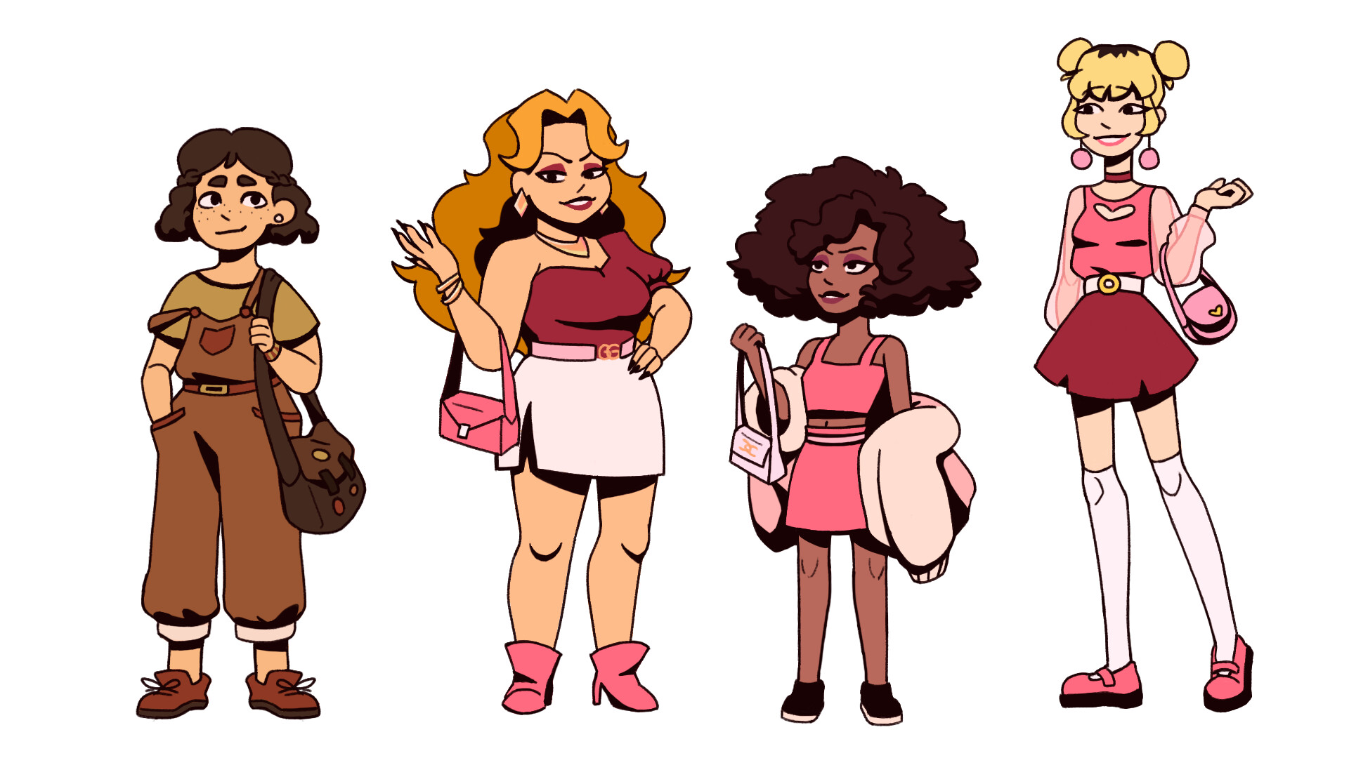 ArtStation - Redesign Mean Girls