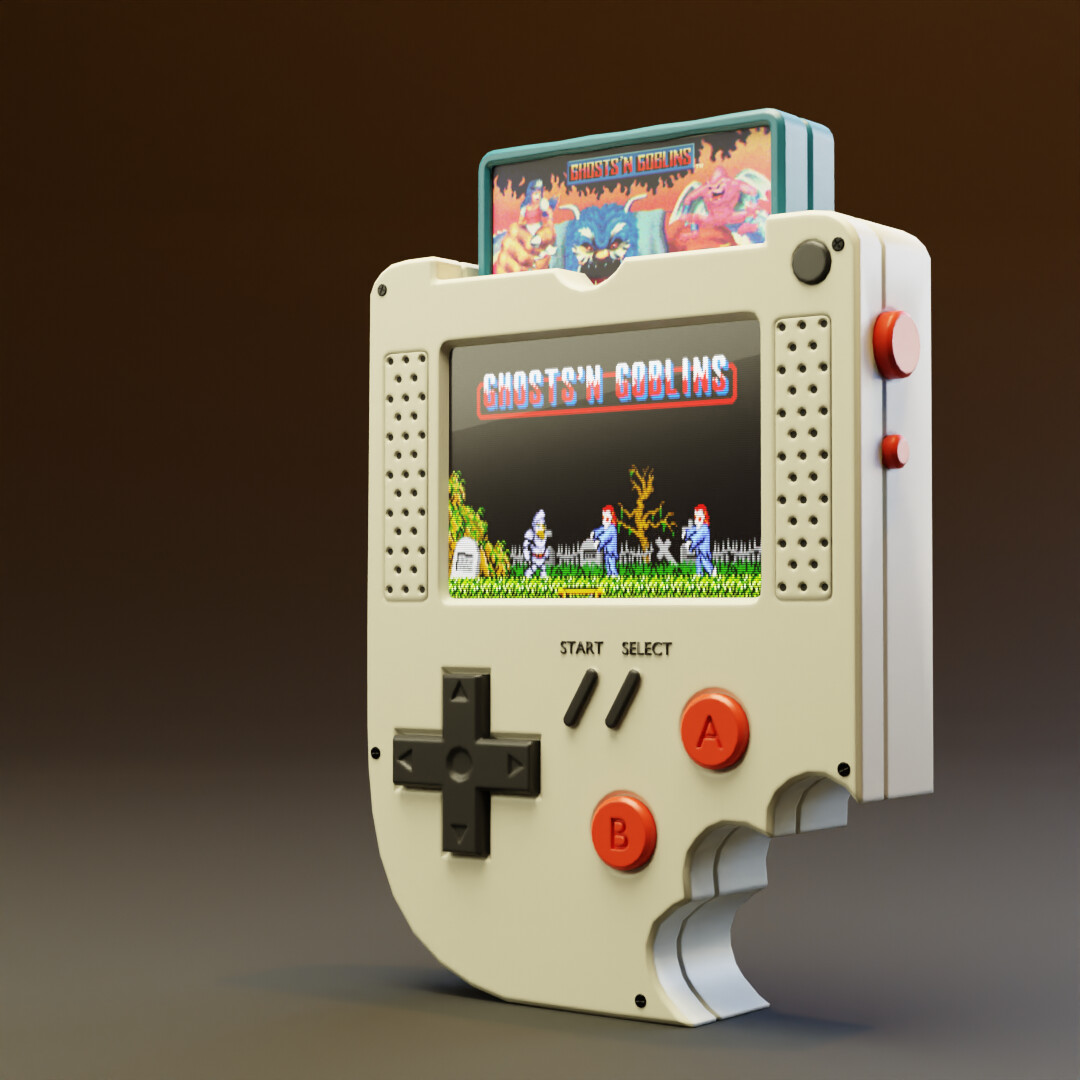ArtStation - Ghost 'n Goblins Game Boy