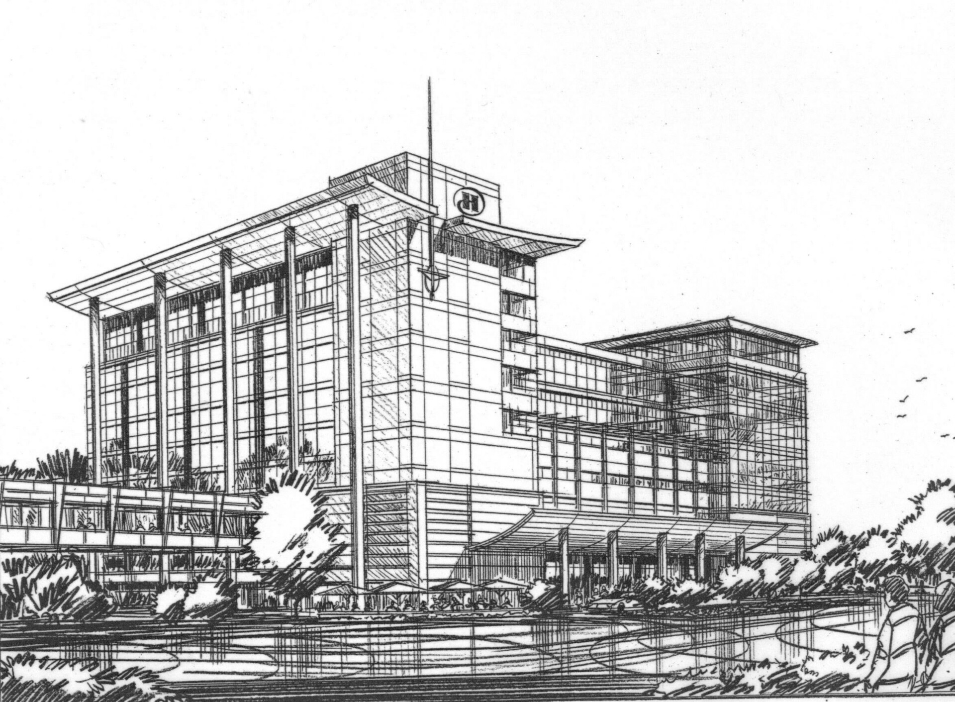 ArtStation - Architectural Concept Studies for Convention Center Hotel ...