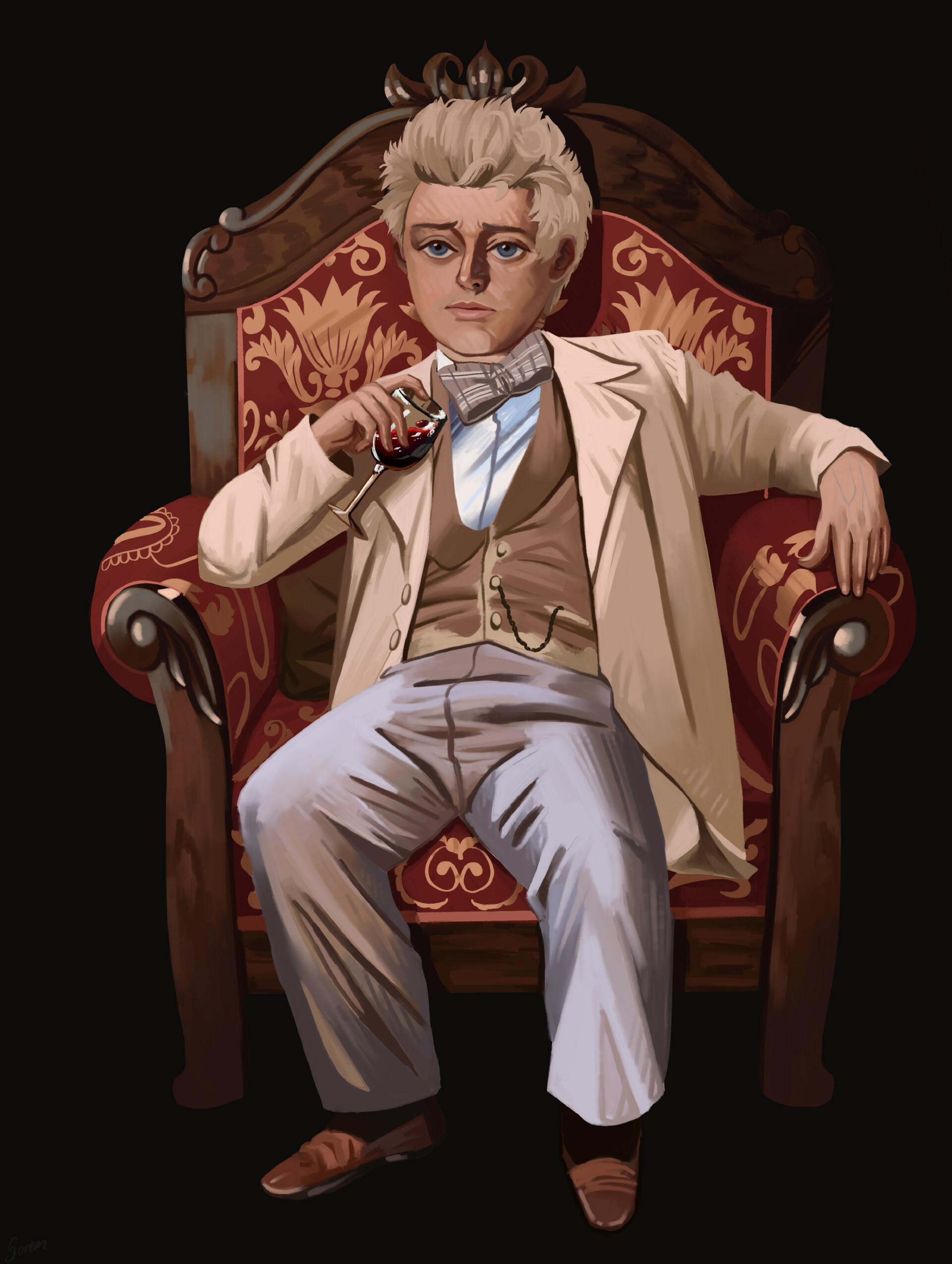 ArtStation - A tired angel