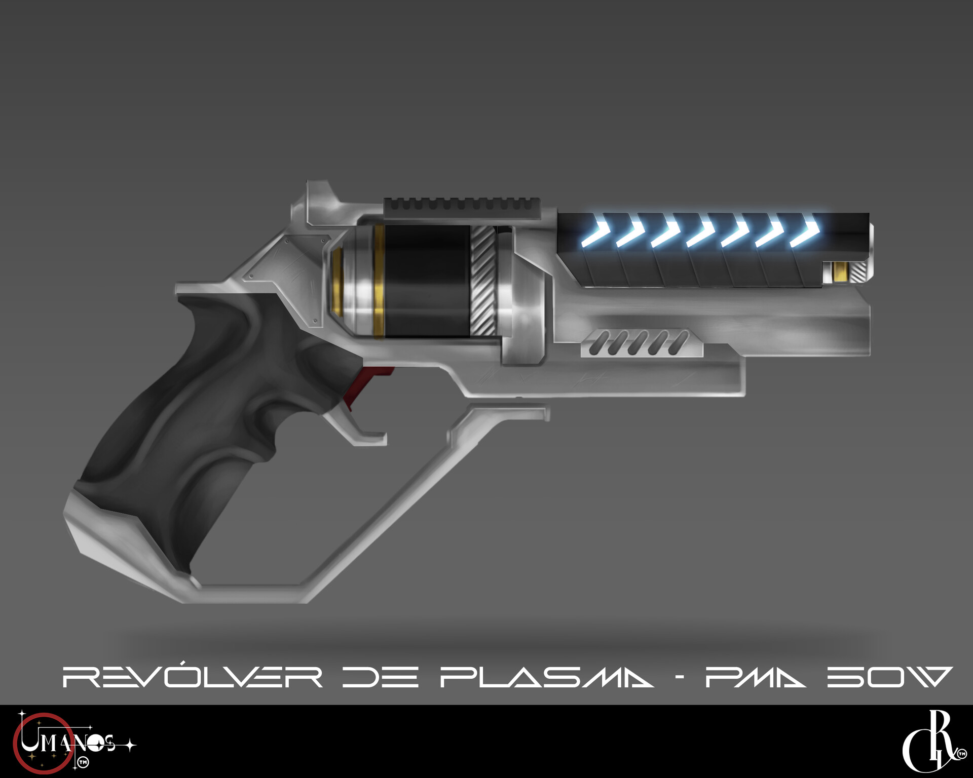 ArtStation - Revolver of heavy plasma- concept art.
