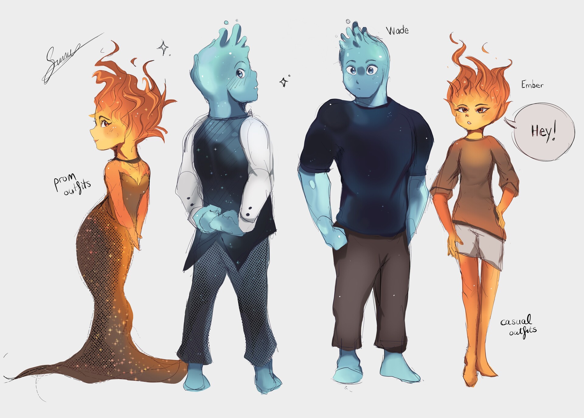 ArtStation - Amber & Wade