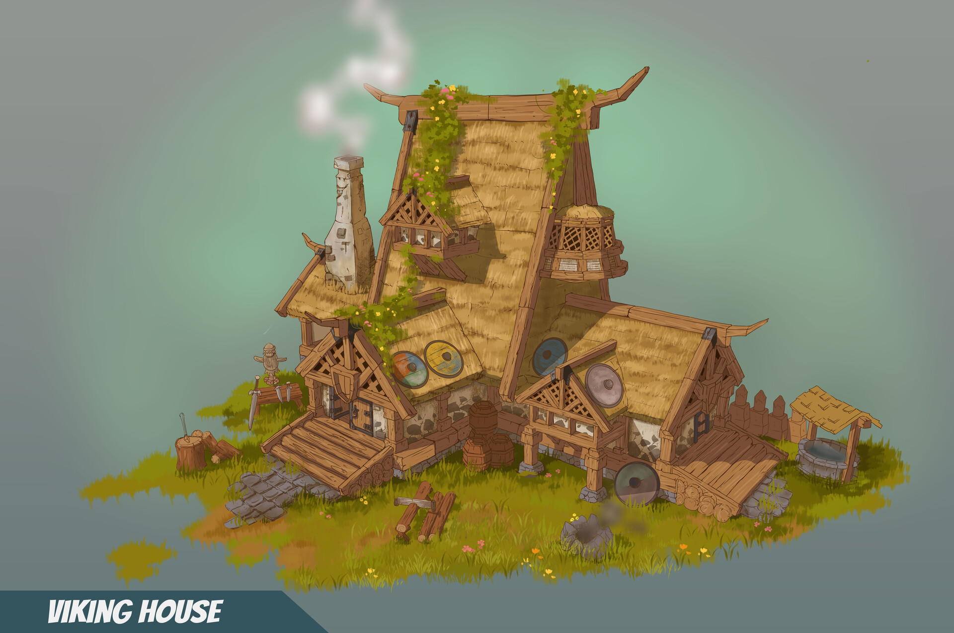 ArtStation - Viking House